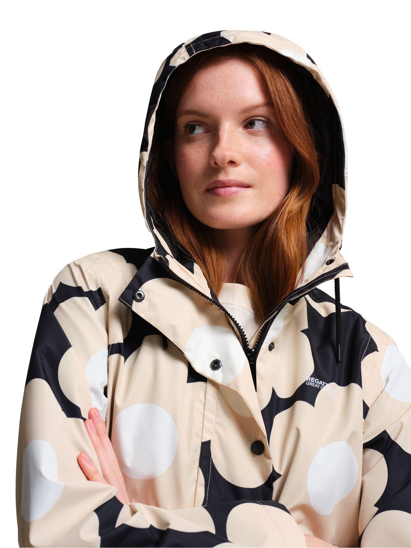Regatta Womens Orla Waterproof Mac - Black Print | Very
