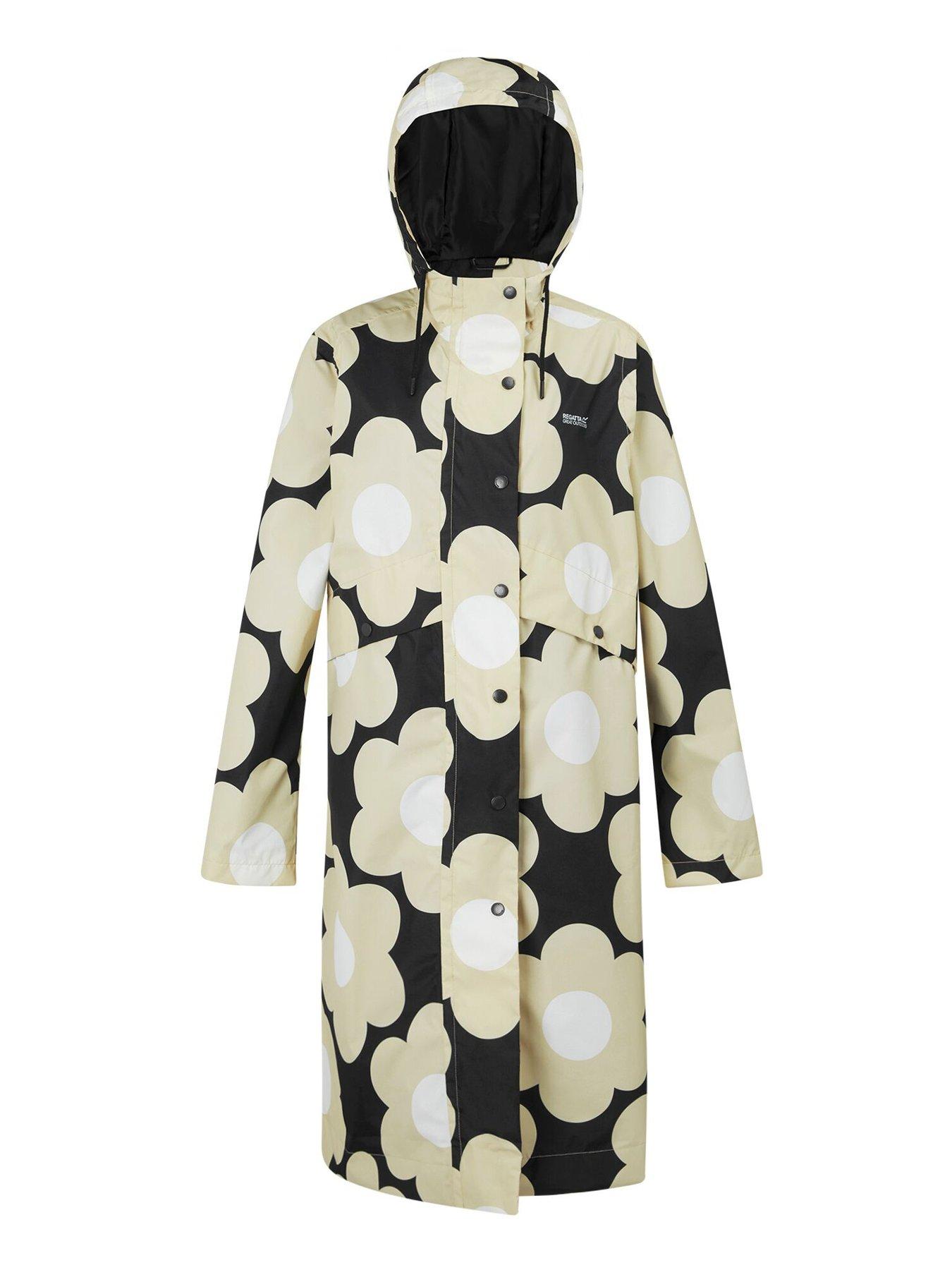Regatta Womens Orla Waterproof Mac - Black Print | Very
