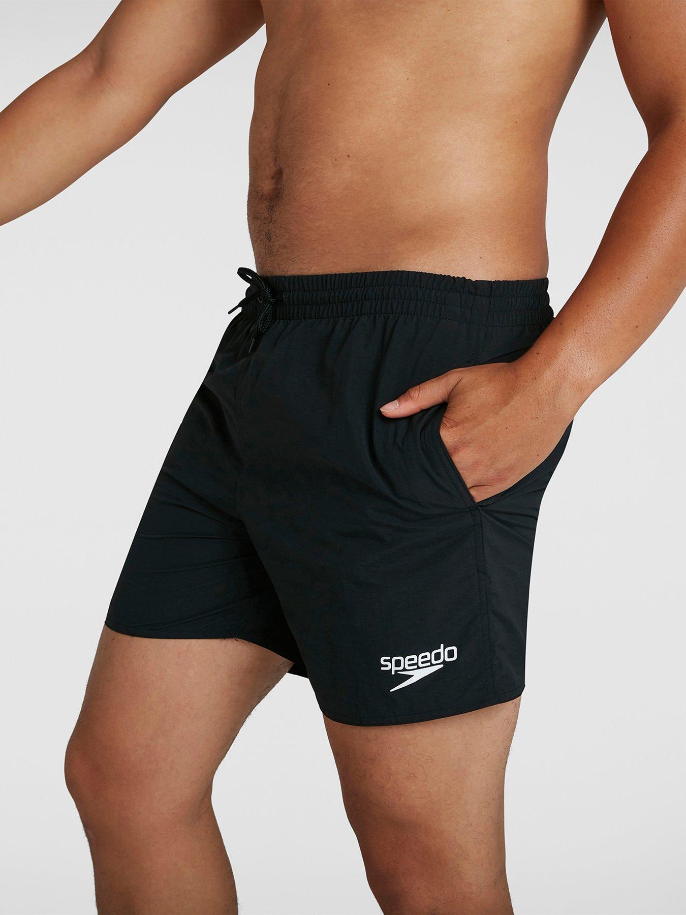 Speedo Mens Essential 16" Watershort - Black | very.co.uk