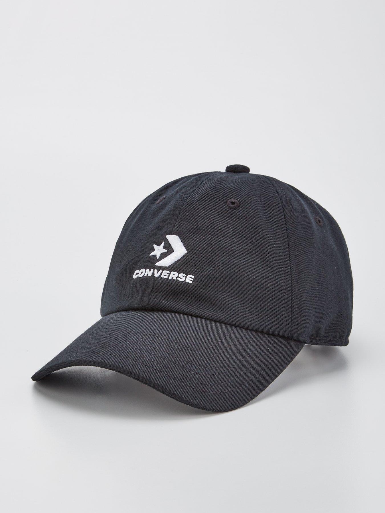 Converse Unisex Lockup Baseball Cap - Black | Very.co.uk