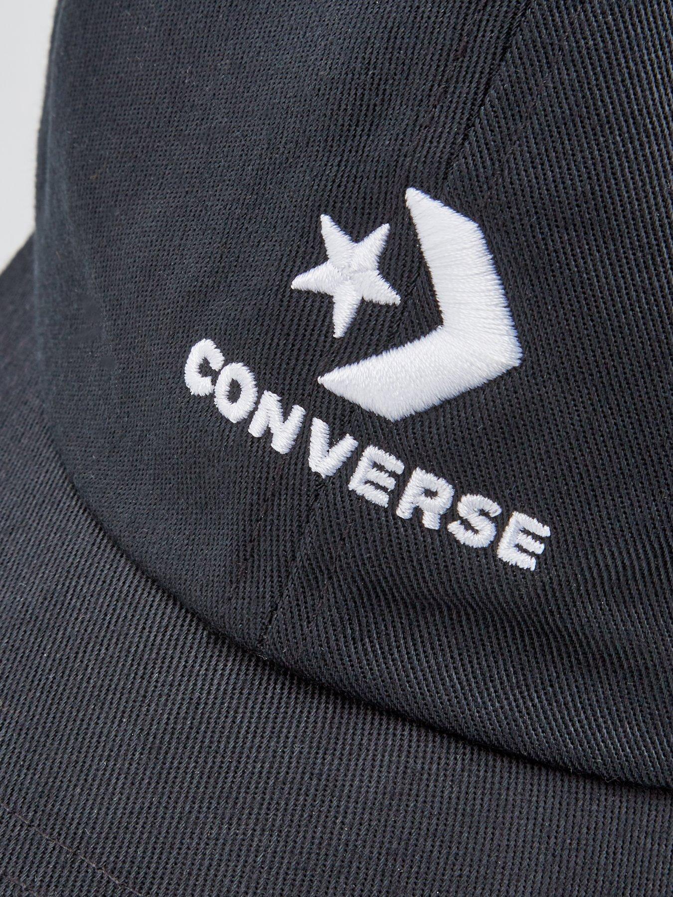 Converse Unisex Lockup Baseball Cap - Black | Very
