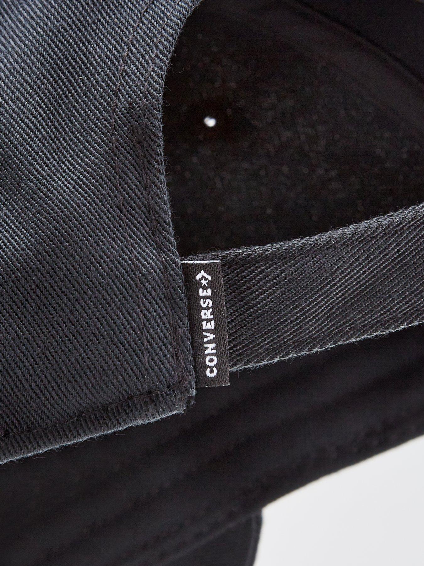 Converse Unisex Lockup Baseball Cap - Black | Very