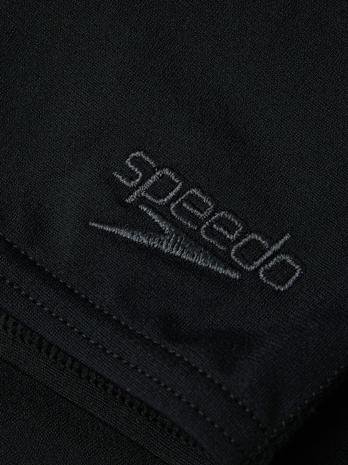 Speedo Junior Boys Endurance+ Aquashorts - Black/White | Very