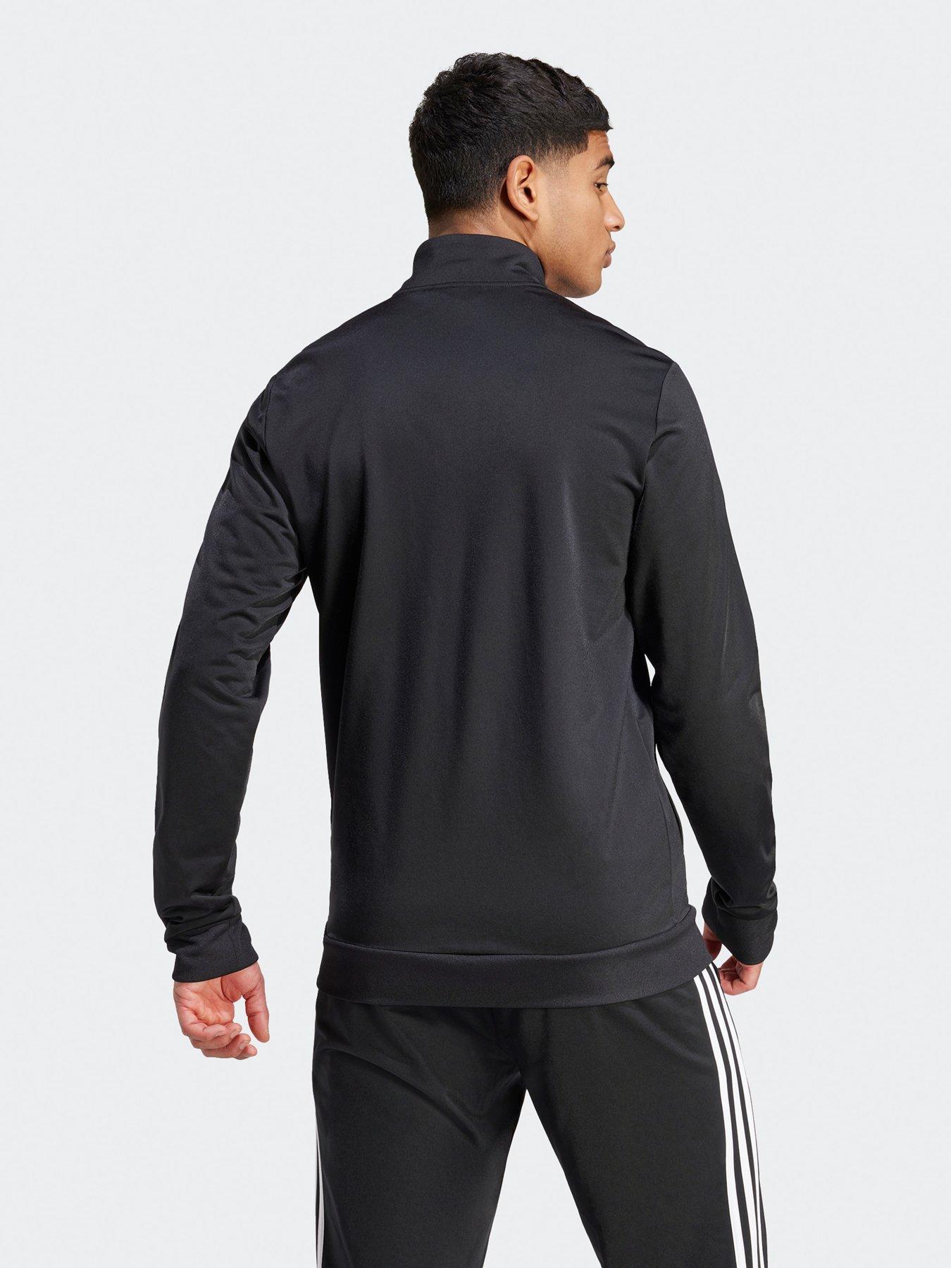 adidas Sportswear Mens Essentials Track Top - Black/White | Very