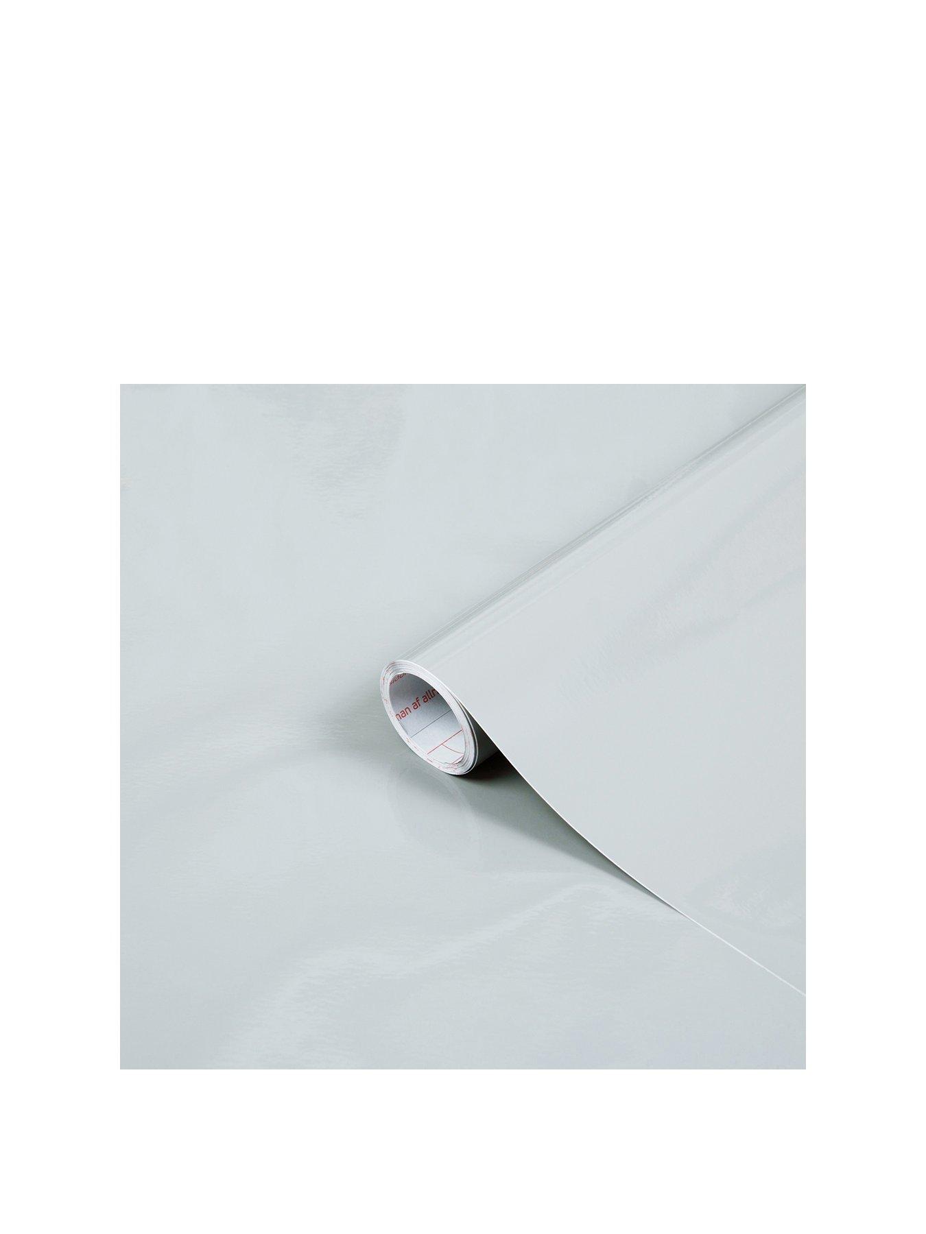 D-C-Fix Glossy Light Grey Self-Adhesive Vinyl Wrap Film – 67.5 x 500 cm ...