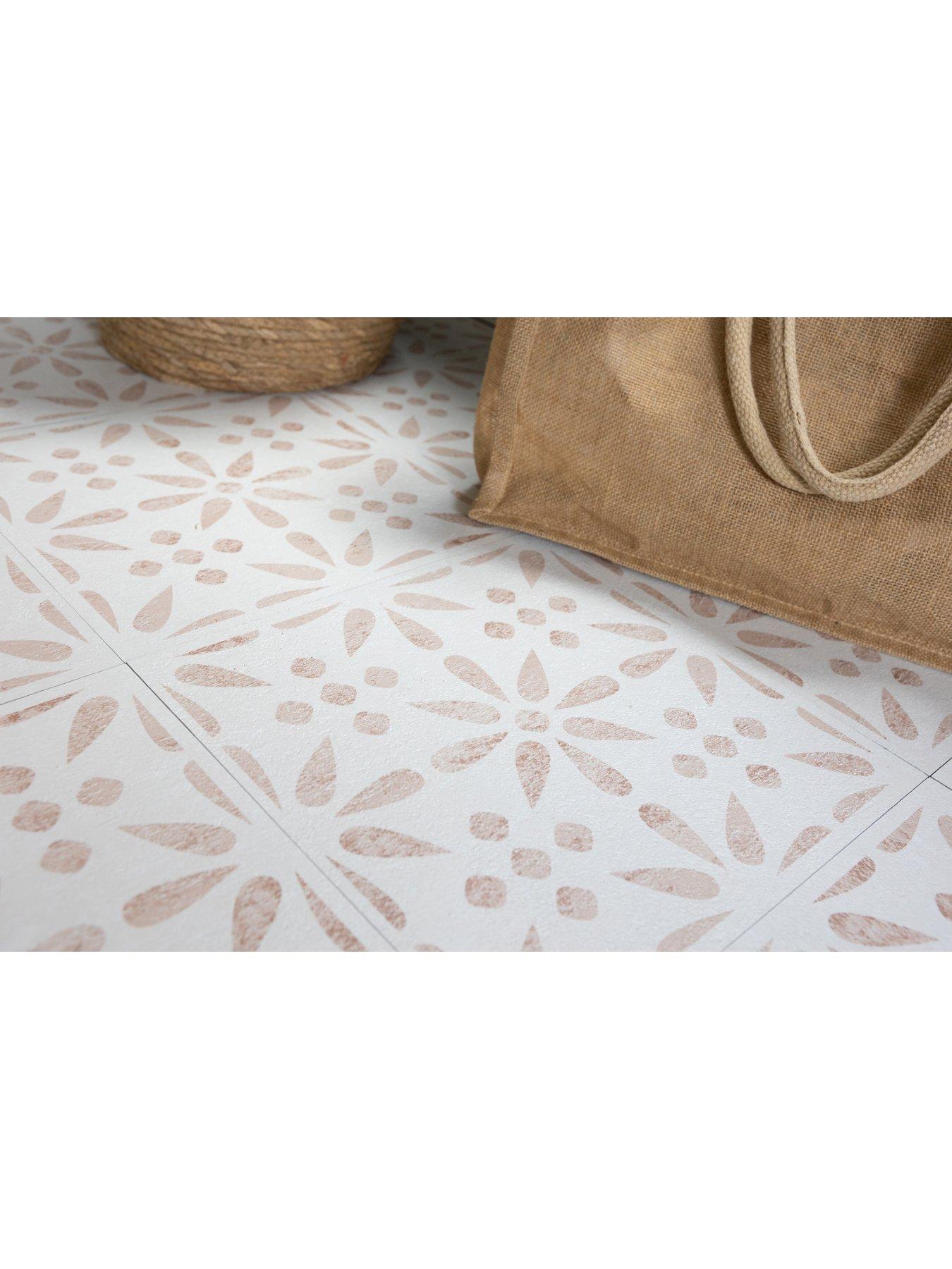 D-C-Fix Vintage Flowers 30.48cm X 30.48cm (pack 11 Tiles = 1sqm) | Very