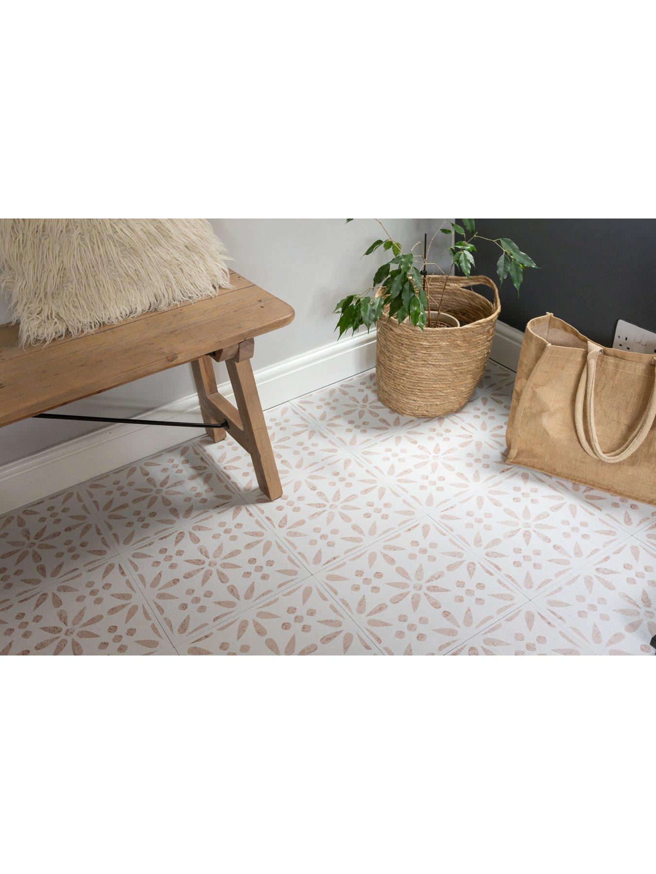 D-C-Fix Vintage Flowers 30.48cm X 30.48cm (pack 11 Tiles = 1sqm) | Very
