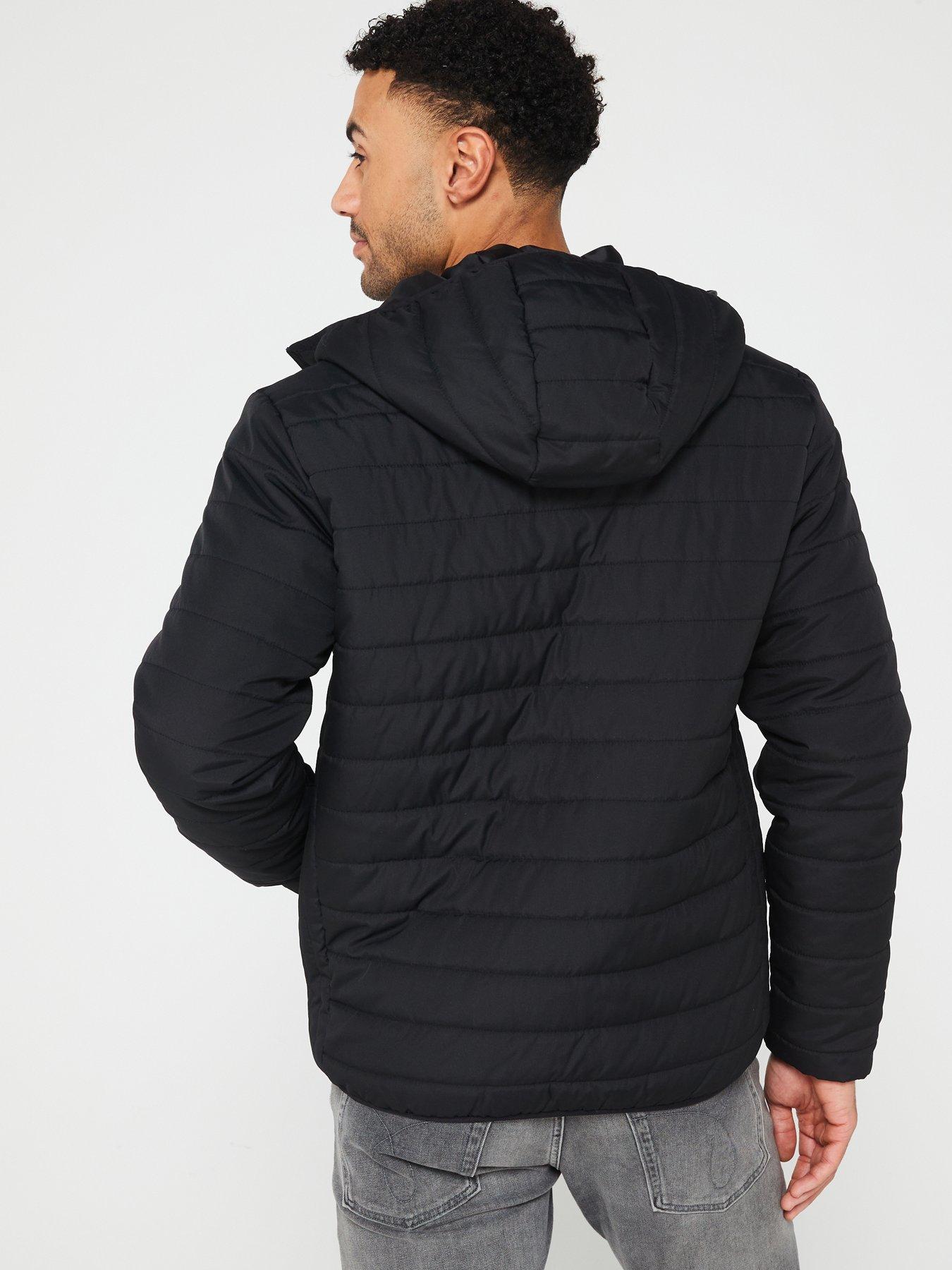 Everyday Lightweight Padded Hood Jacket - Black | Very
