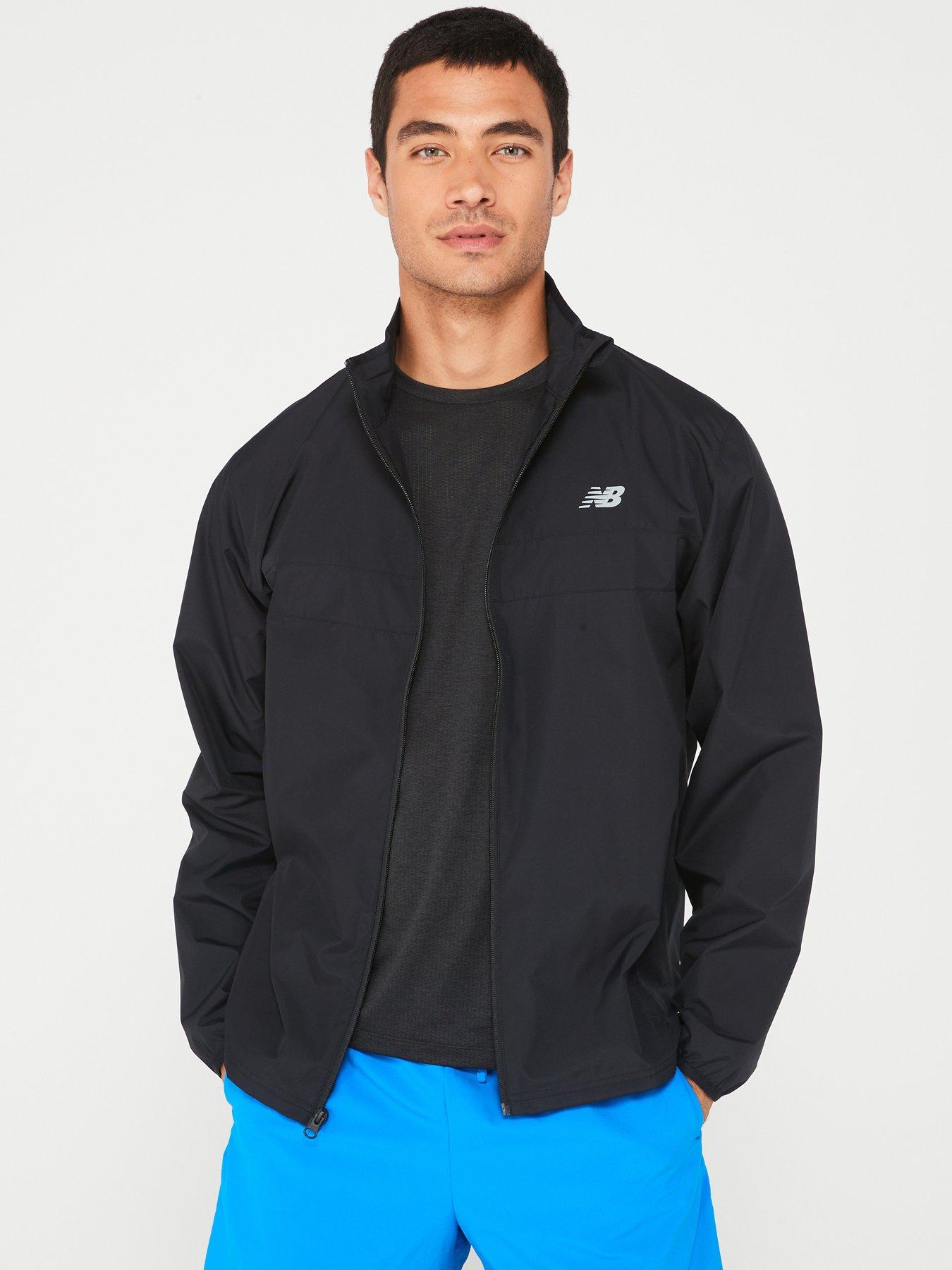 New Balance Mens Running Jacket - Black | Very