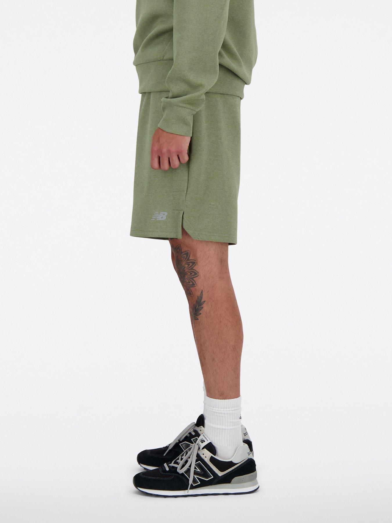 New Balance Mens Training Training Tech Knit Shorts 7 Inch - Green | Very