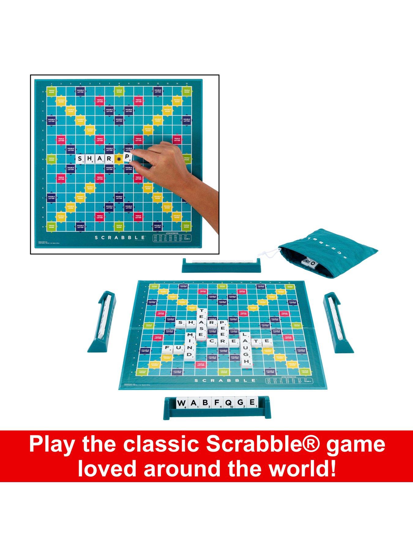 Scrabble Classic Refresh - Double-Sided Word Board Game | Very