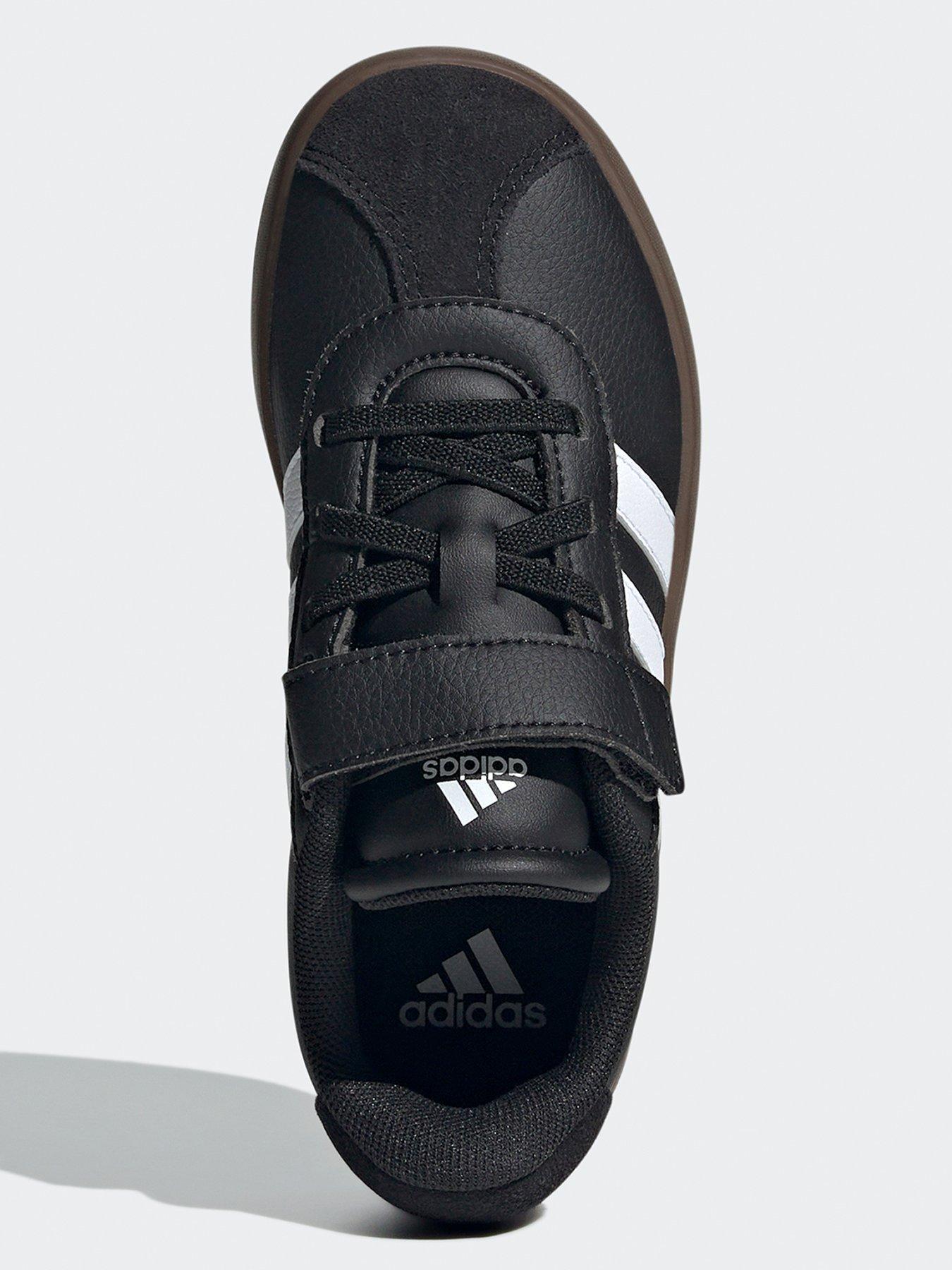 adidas Sportswear Kids Unisex Vl Court 30 Velcro Trainers - Black/White ...