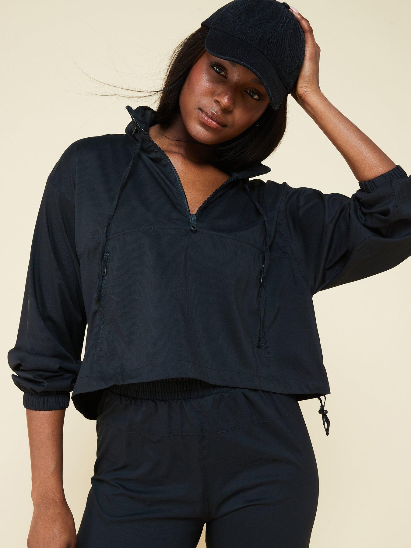 Girlfriend Collective Women's Training Hummingbird Half Zip Windbreaker ...