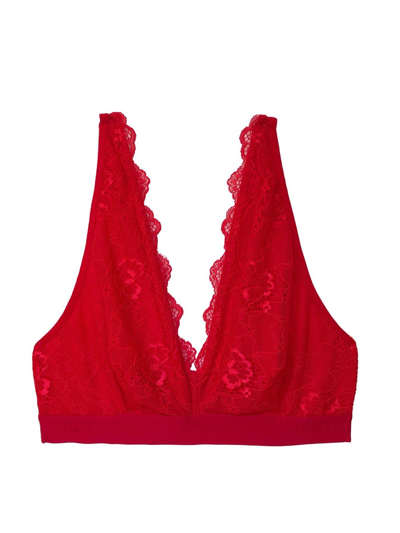 Lemonade Lace Fuller Cup Bra Red Very