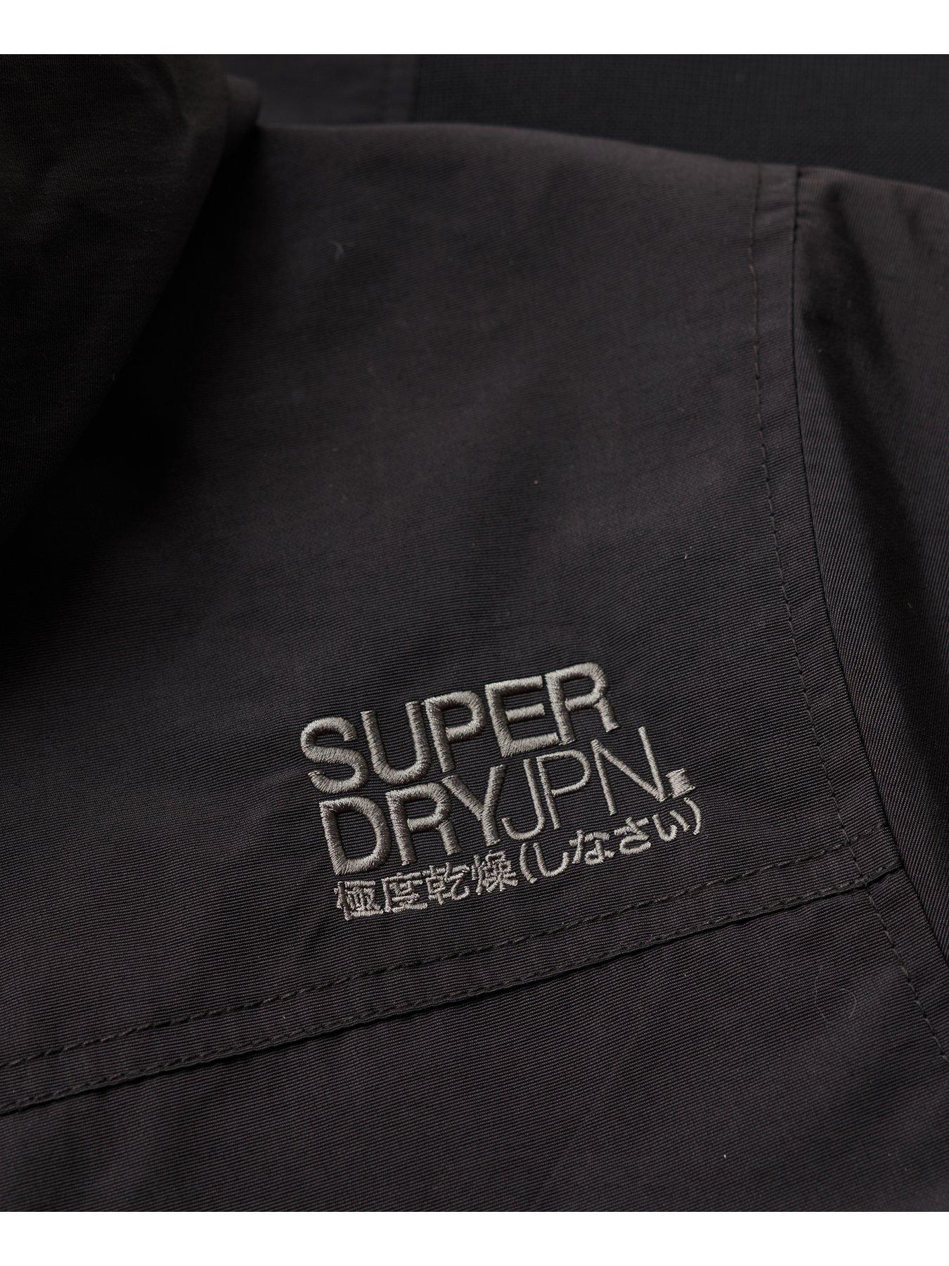 Superdry Surplus Nylon Hooded Bomber Jacket - Black | Very