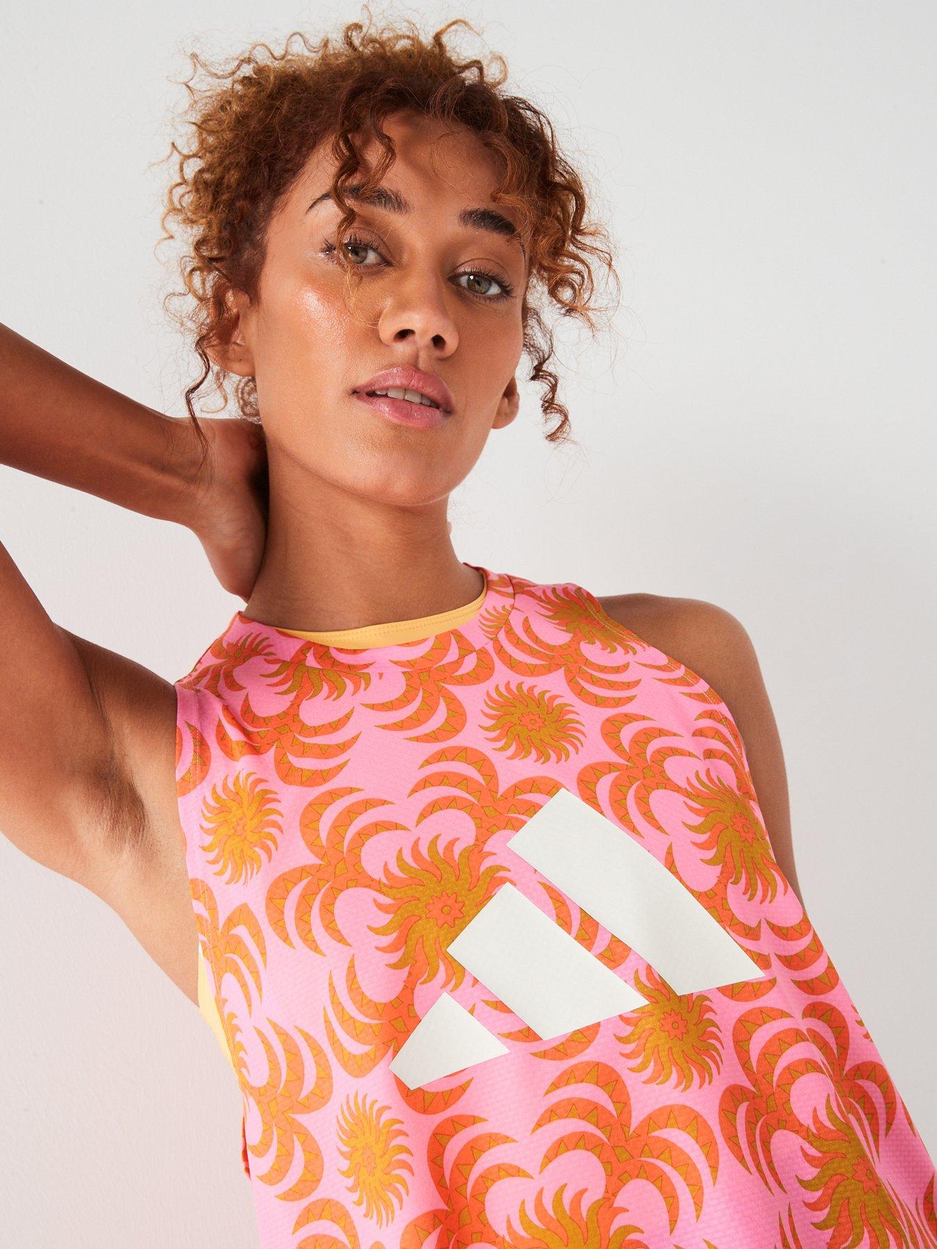 adidas Women's Training Farm Tank Top - Pink | Very