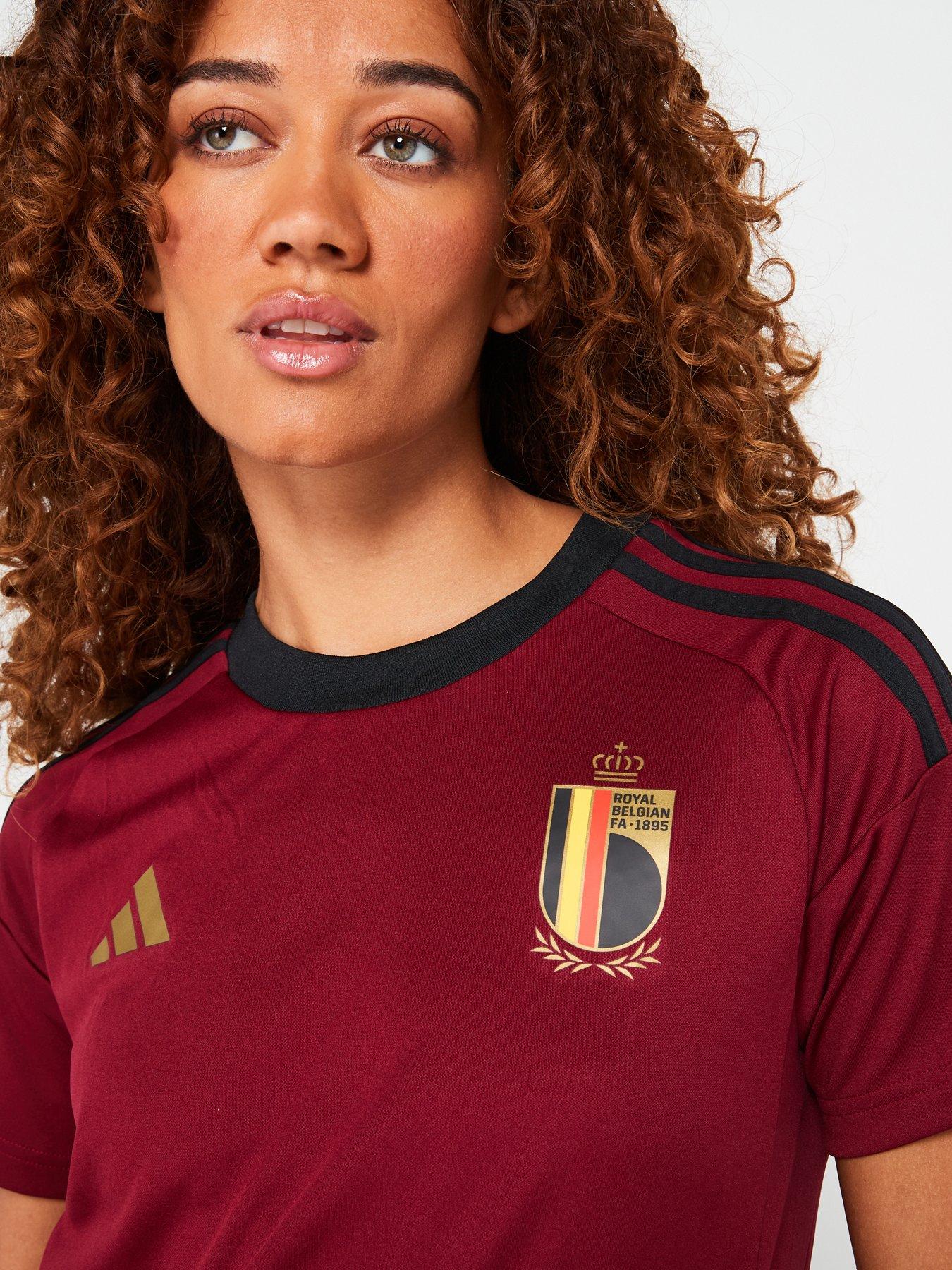 adidas Women's Belgium Fan Shirt - Burgundy | Very