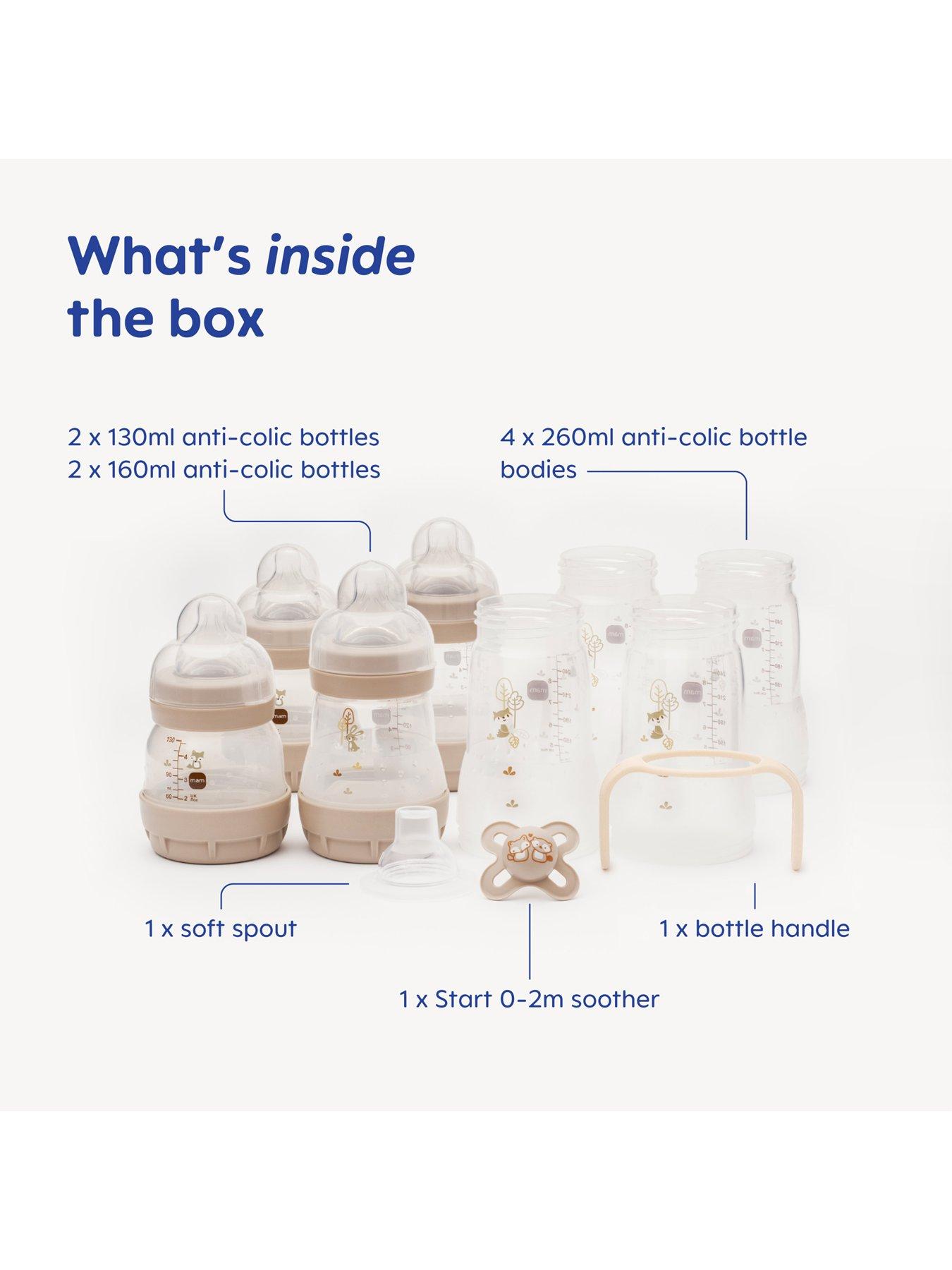 MAM Easy Start Anti-Colic Baby Bottle Set Small - Unisex | Very