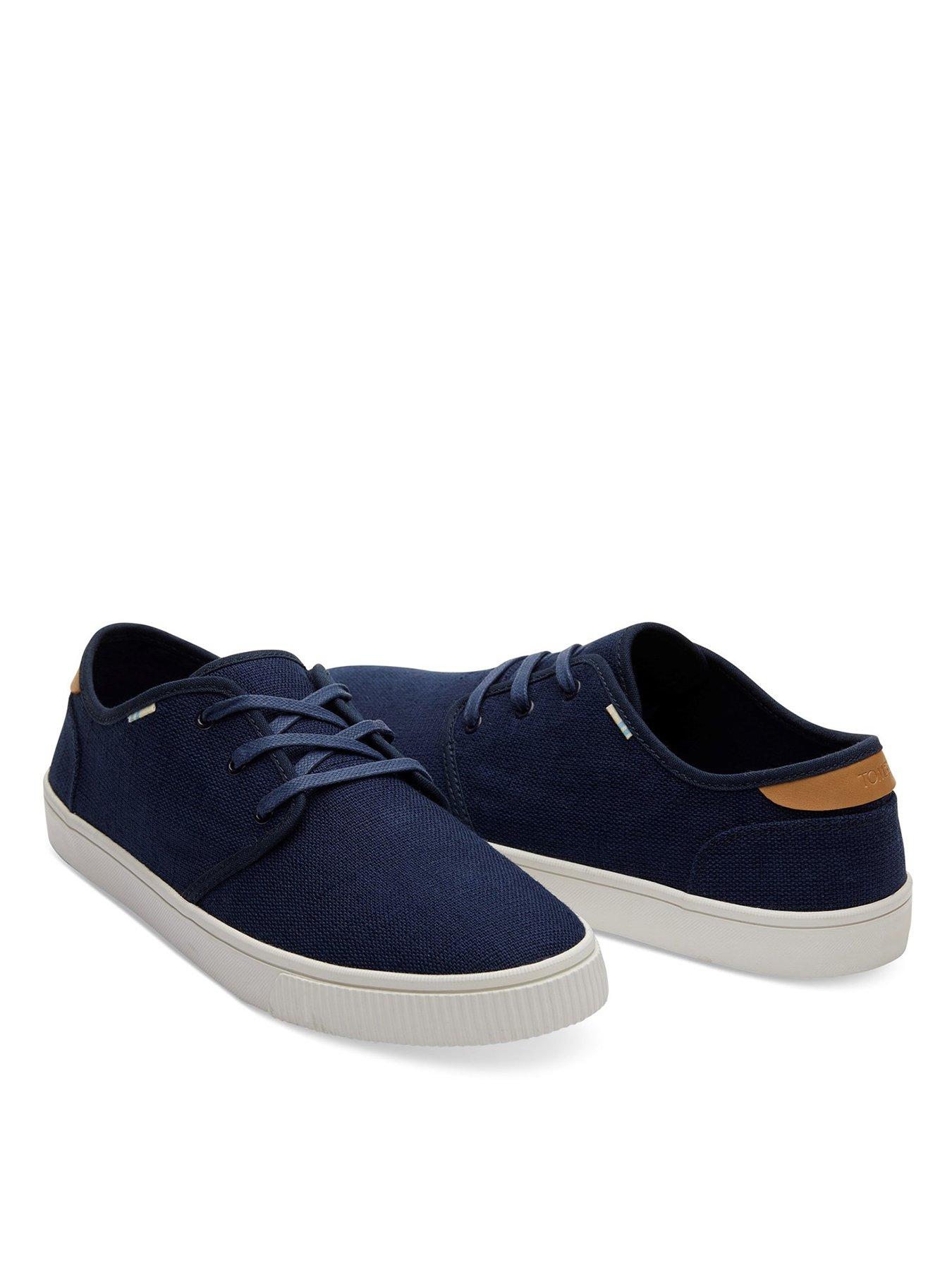 TOMS Men's Carlo Lace-Up Sneaker - Navy | Very