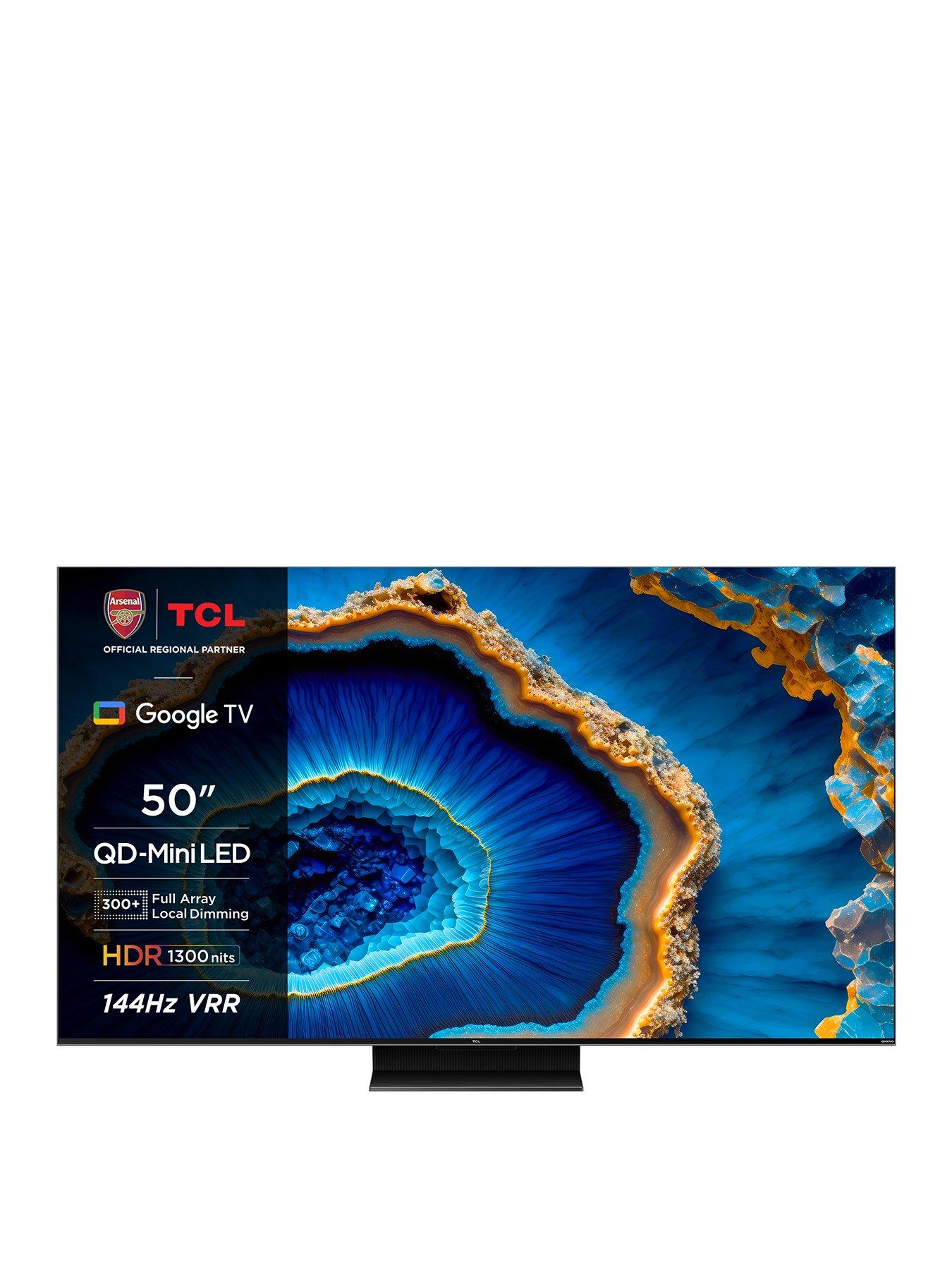 TCL 50C805K, 50 inch, QD-Mini LED, 4K, Smart Google TV | Very