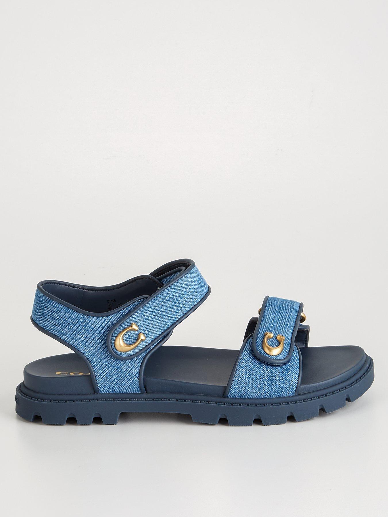 COACH Brynn Denim Sandals - Blue | Very