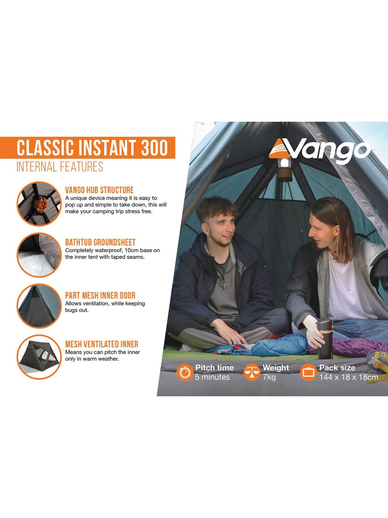 Vango Classic Instant 300 3 MAN POLED Tent | Very