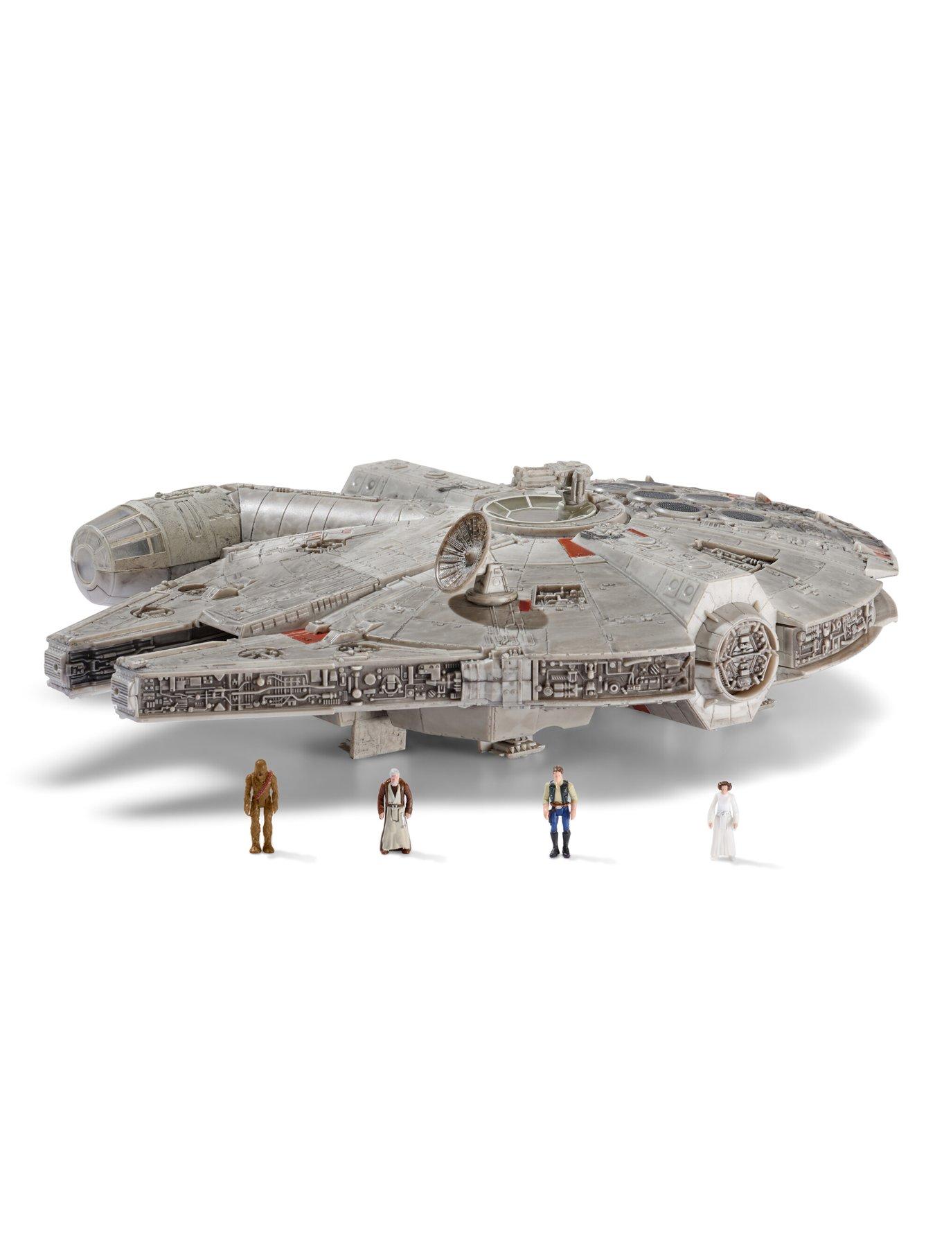 Star Wars Micro Galaxy Squadron Millennium Falcon - 9-Inch Assault ...