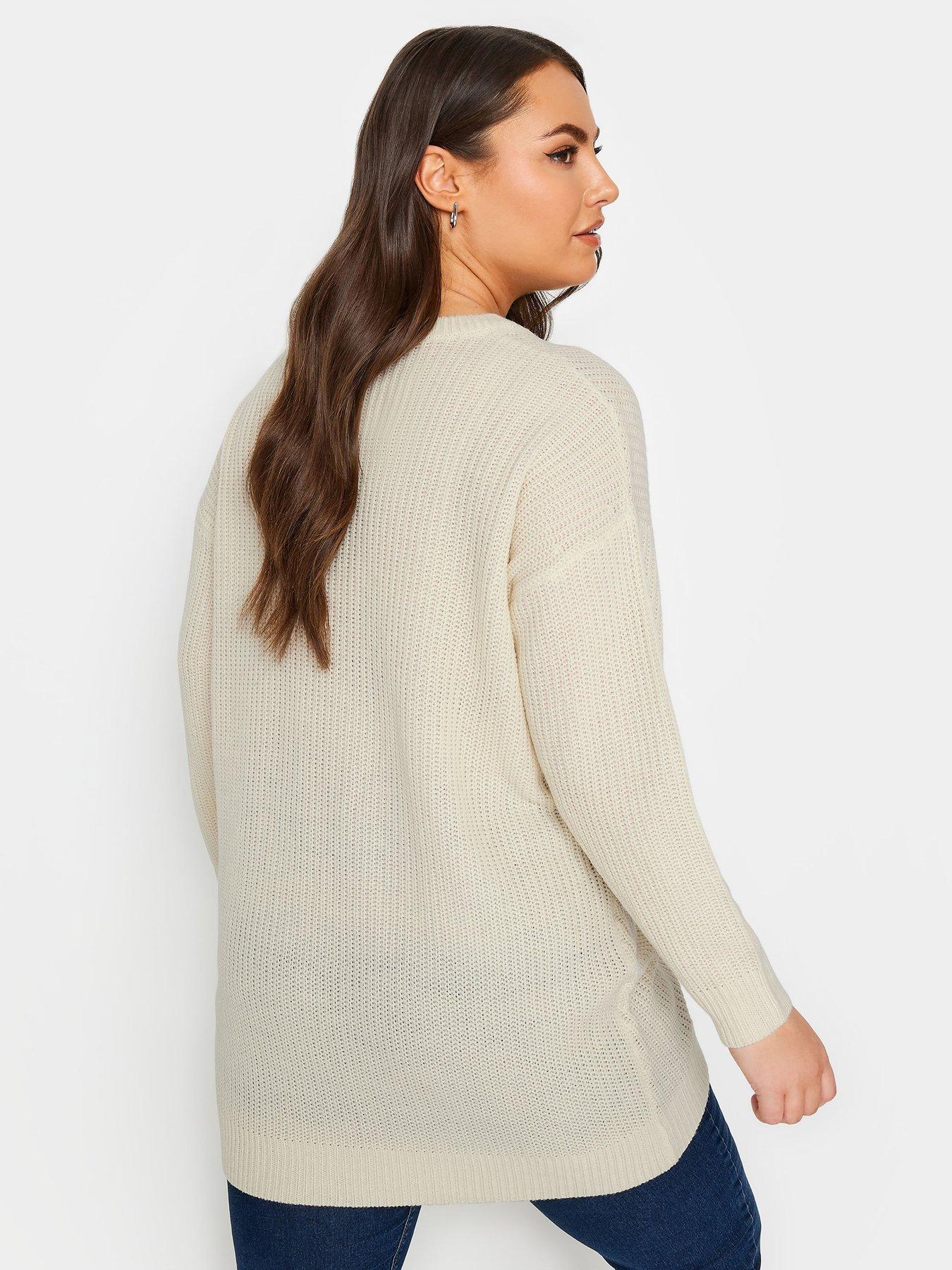Yours Curve Essential Jumper Cream | Very