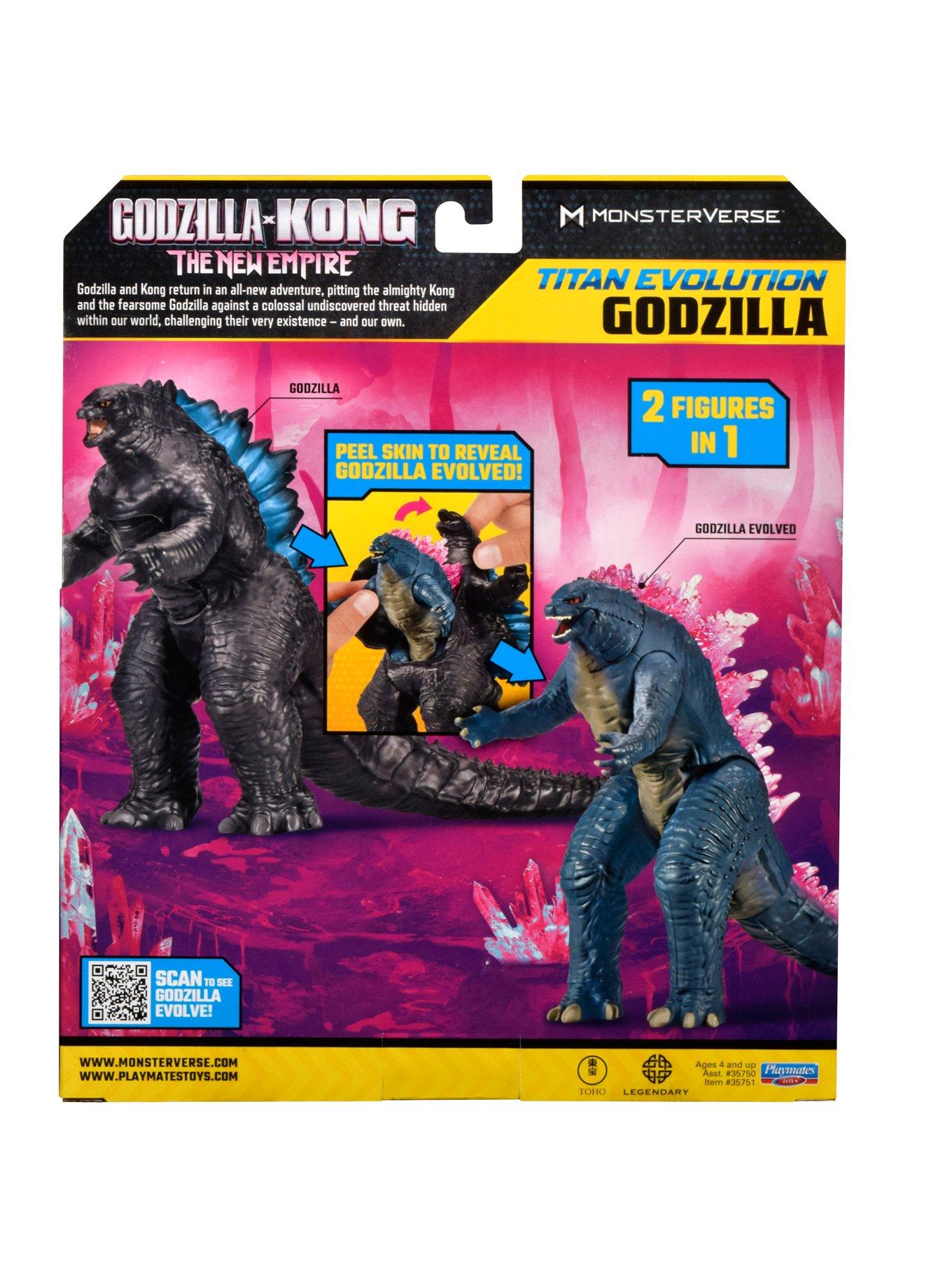 Monsterverse Godzilla x Kong: New Empire 7" Titan Evolution Skin Peel ...