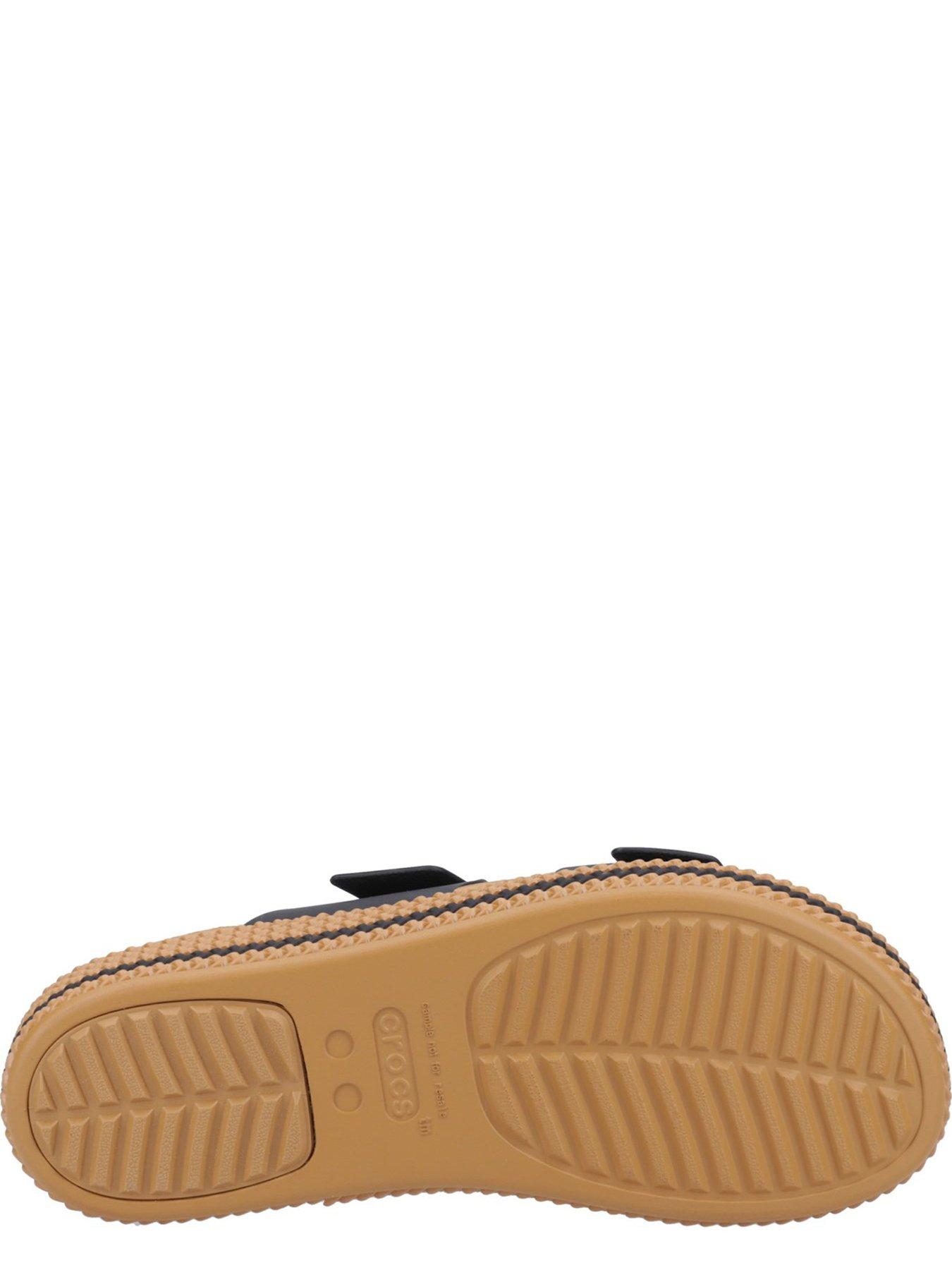 Crocs Brooklyn Buckle Wedge Sandal - Black | Very
