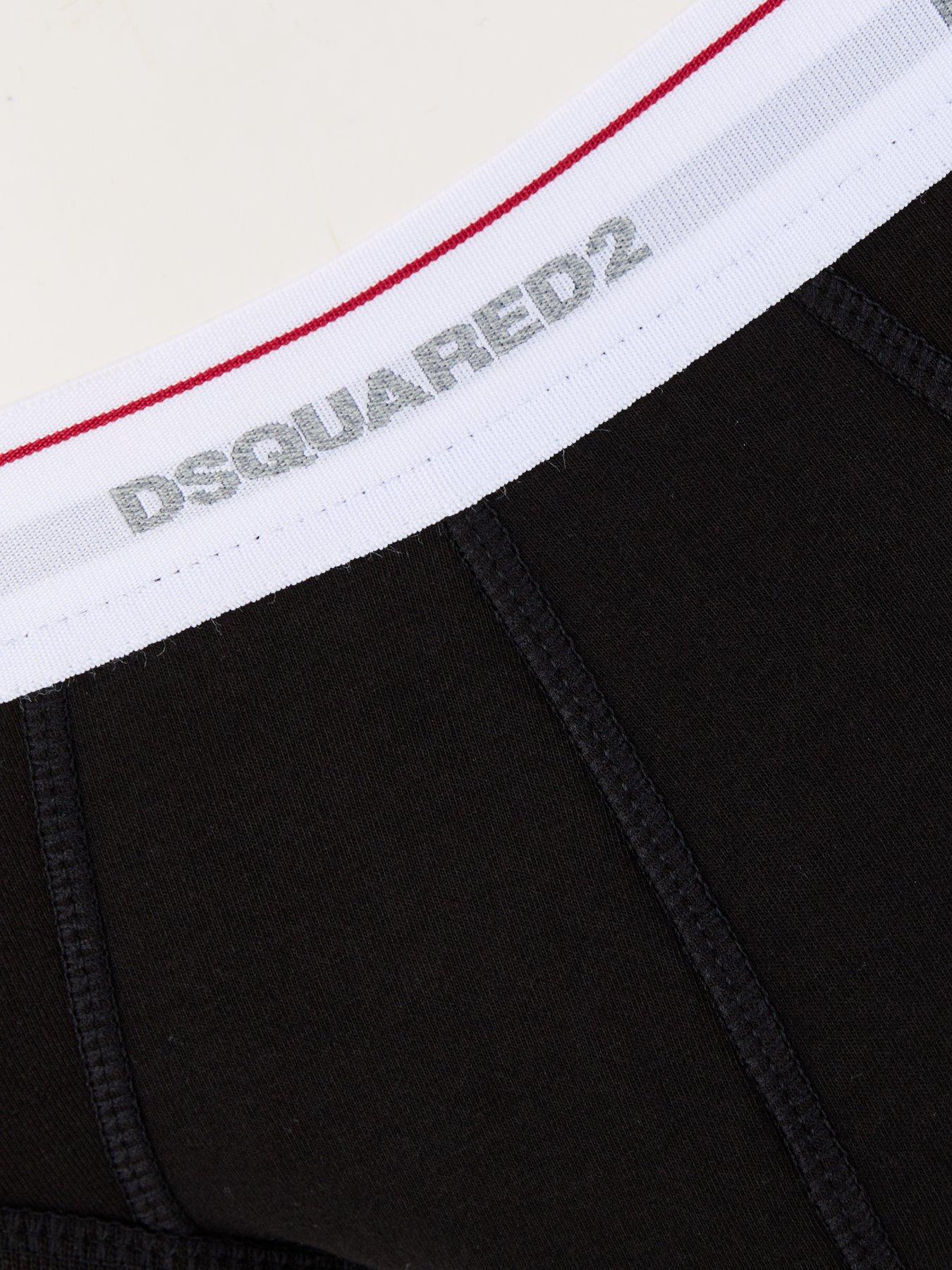 Dsquared2 Underwear 3 Pack Briefs - Black | Very.co.uk