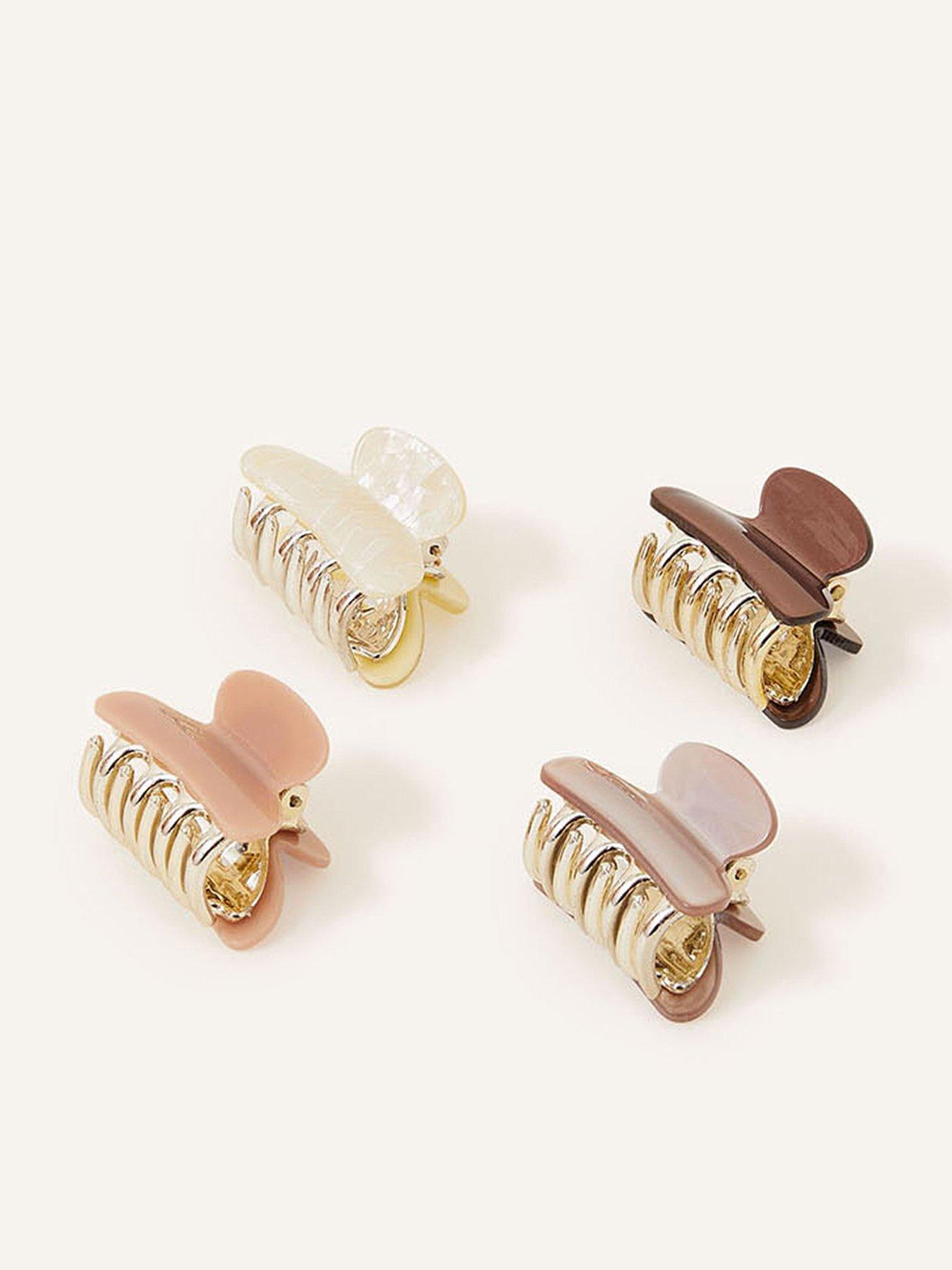 Accessorize 4x Neutral Claw Clips | Very