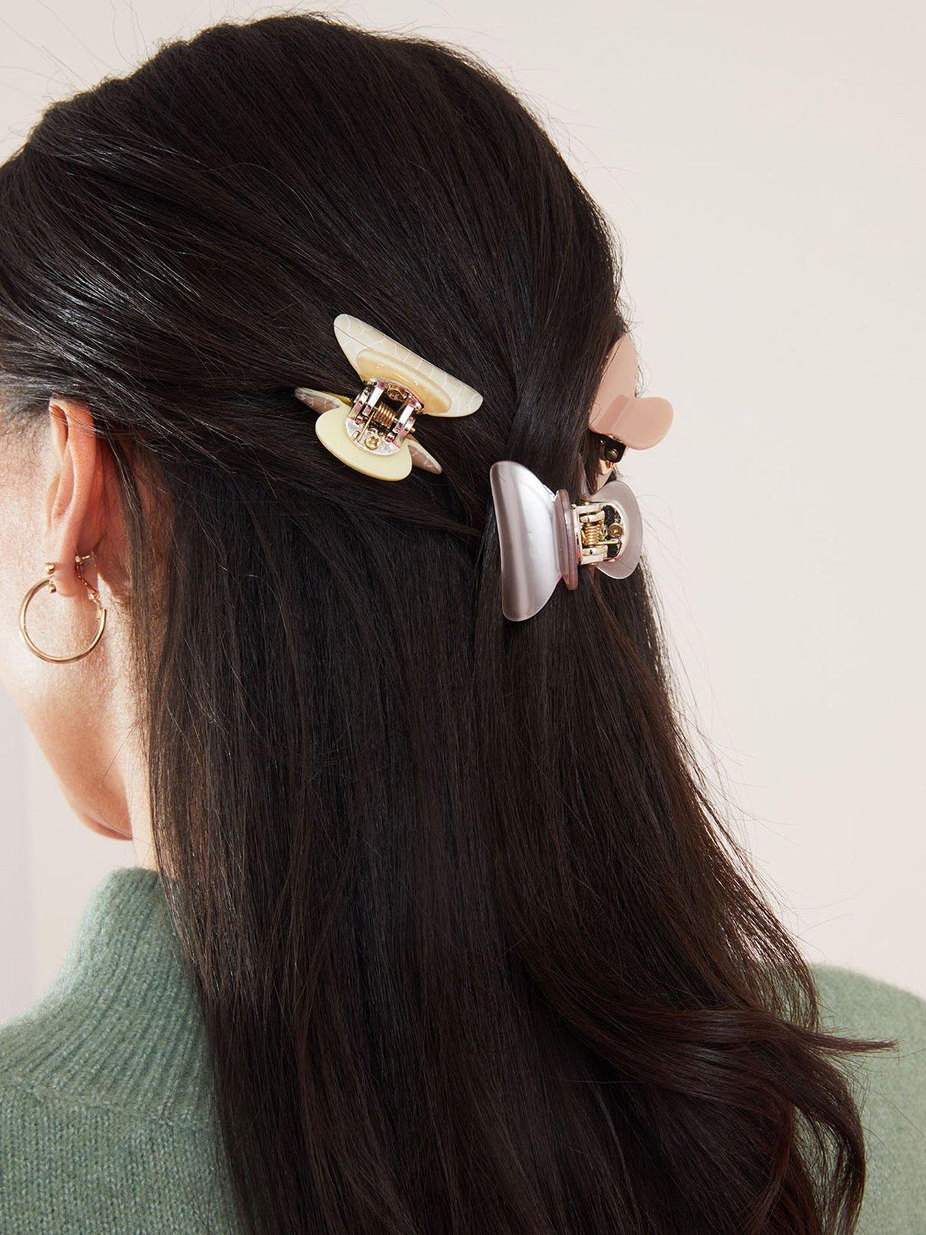 Accessorize 4x Neutral Claw Clips | Very