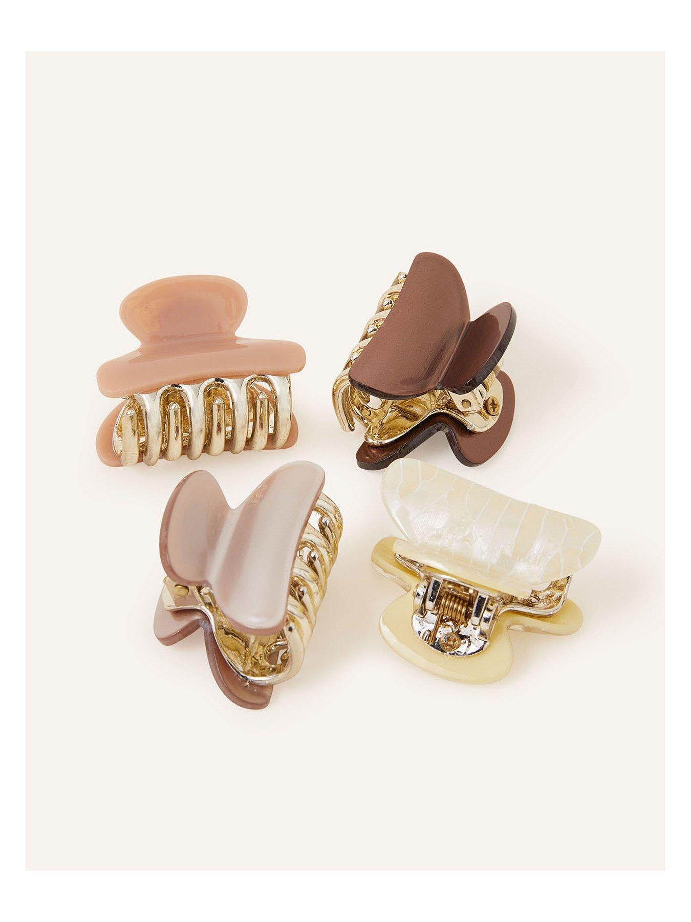 Accessorize 4x Neutral Claw Clips | Very