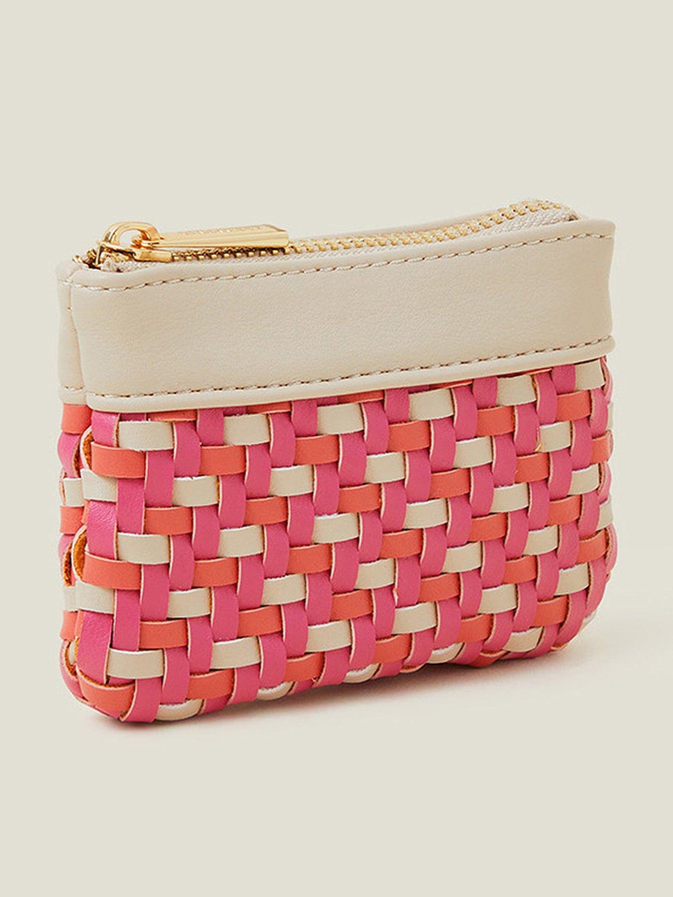 Accessorize Pink Weave Coin Purse | Very