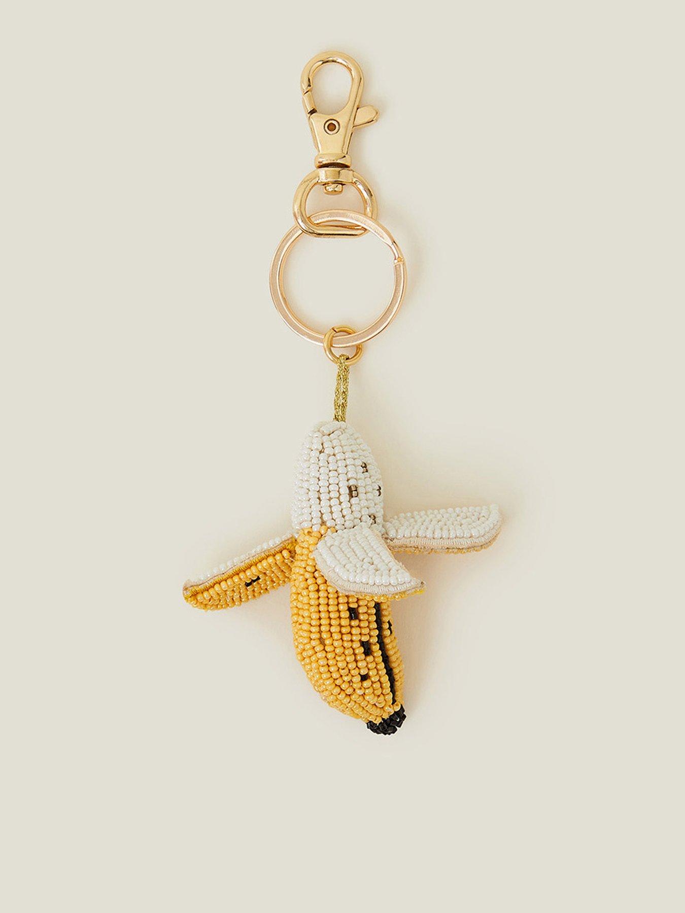 Accessorize Banana Beaded Keyring | Very