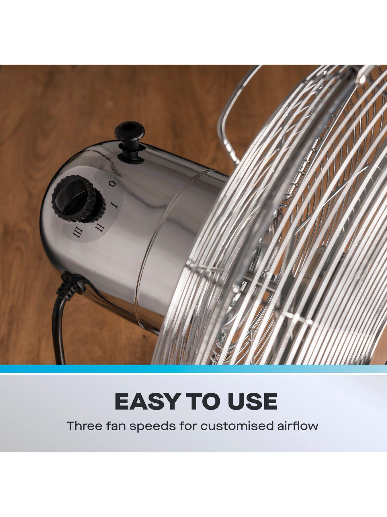 Daewoo 12-inch Metal Desk Fan | Very