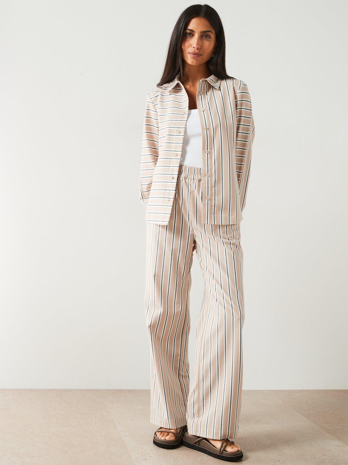 V by Very Cut About Stripe Shirt - Print | Very