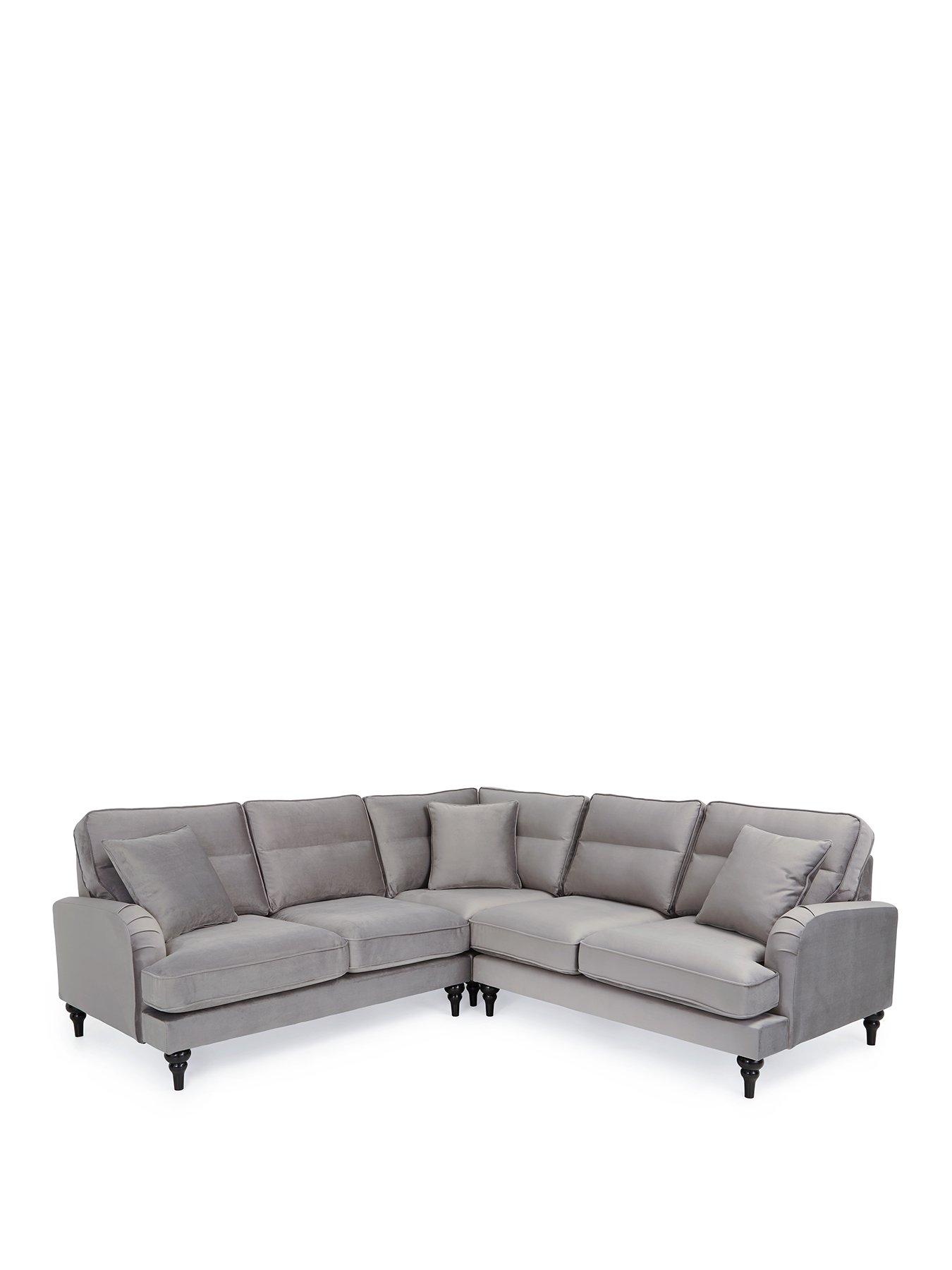 The Very Collection Victoria Corner Group Sofa - Grey - FSC® Certified ...
