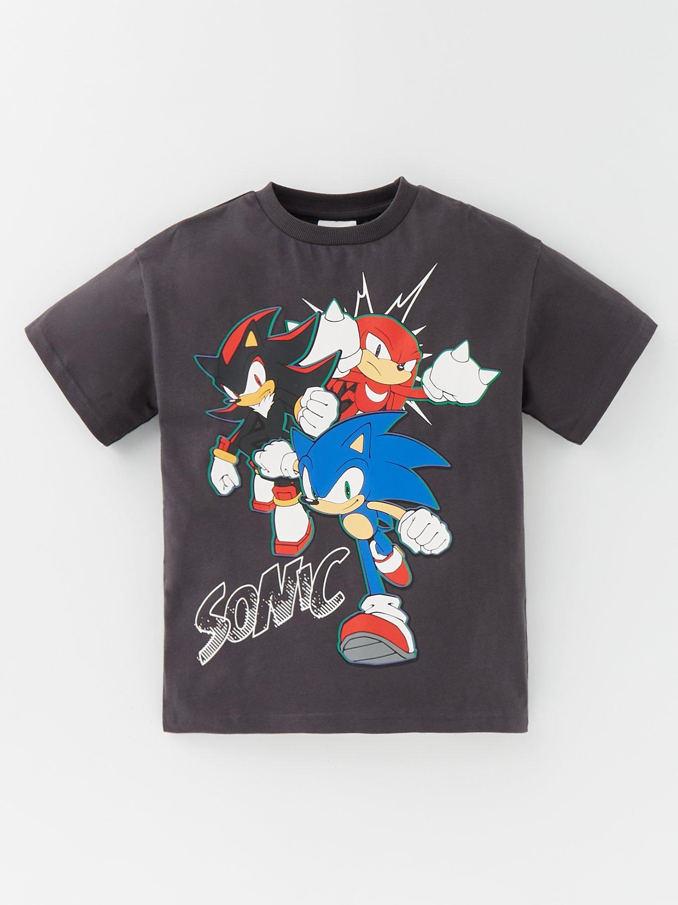 Sonic the Hedgehog Sonic the Hedgehog Character T-Shirt - Grey | Very