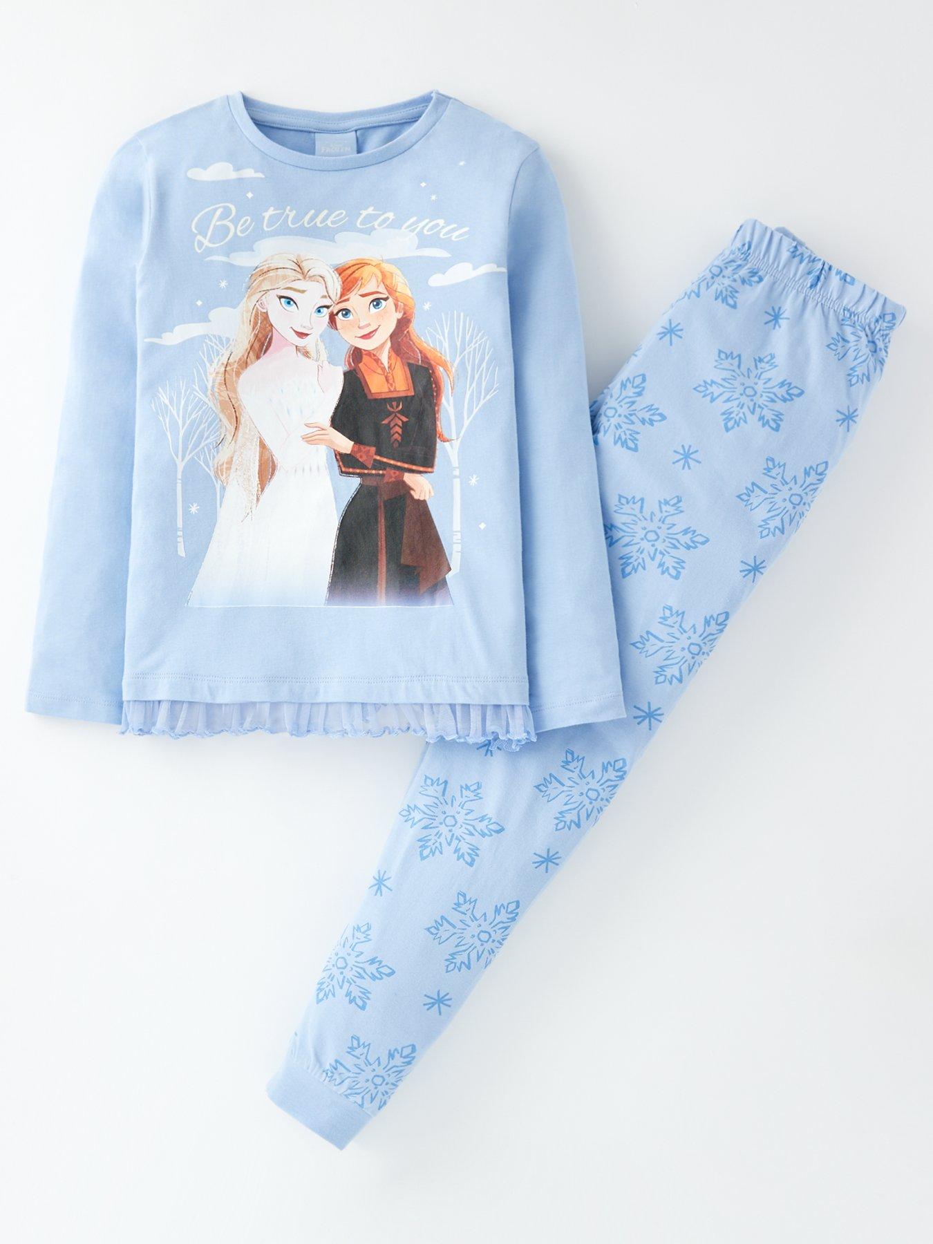 Disney Frozen Tulle Long Sleeve Pyjamas | Very.co.uk