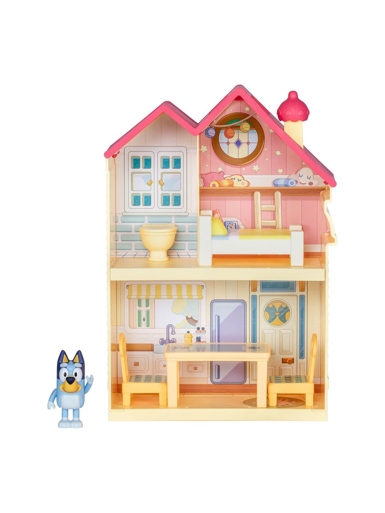 Bluey Mini Home, Includes and 5 Play Pieces, Play All Day IN 's House ...