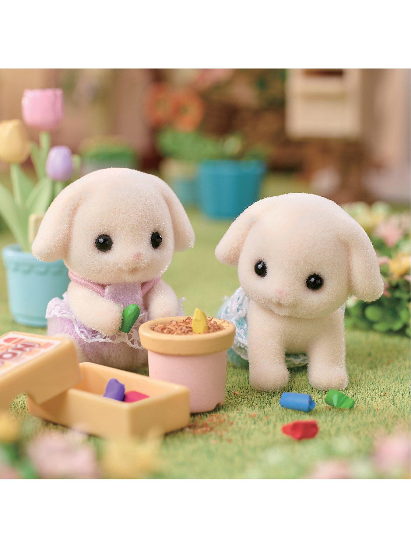 Sylvanian Families Flora Rabbit Twins | Very.co.uk