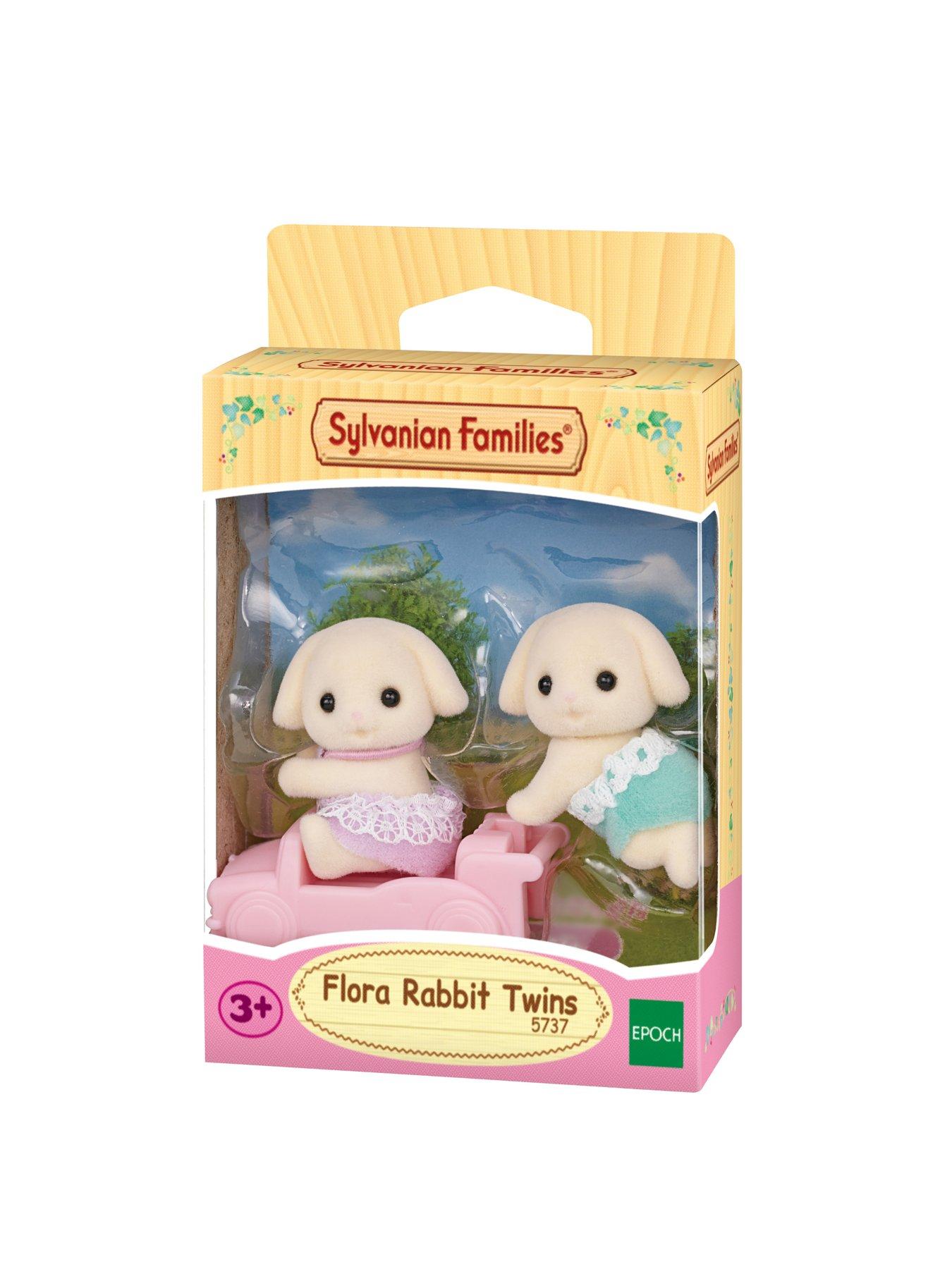Sylvanian Families Flora Rabbit Twins | Very.co.uk