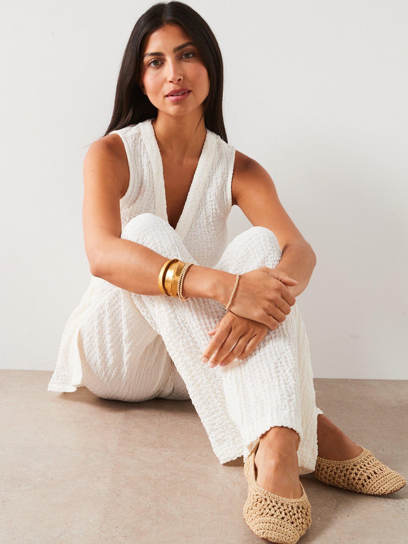 V by Very Co Ord Trouser - Cream | Very