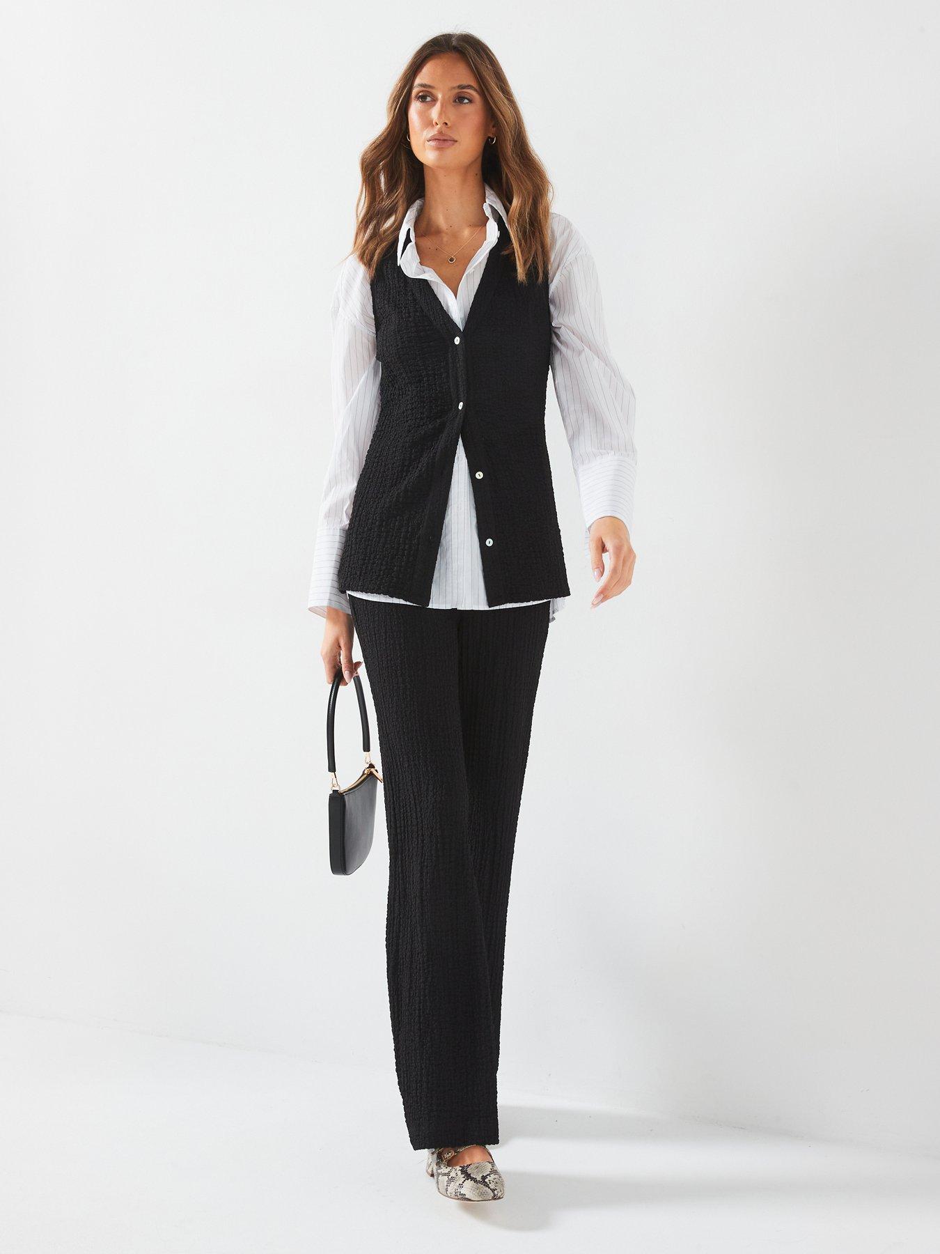 V by Very Co Ord Trouser - Black | Very