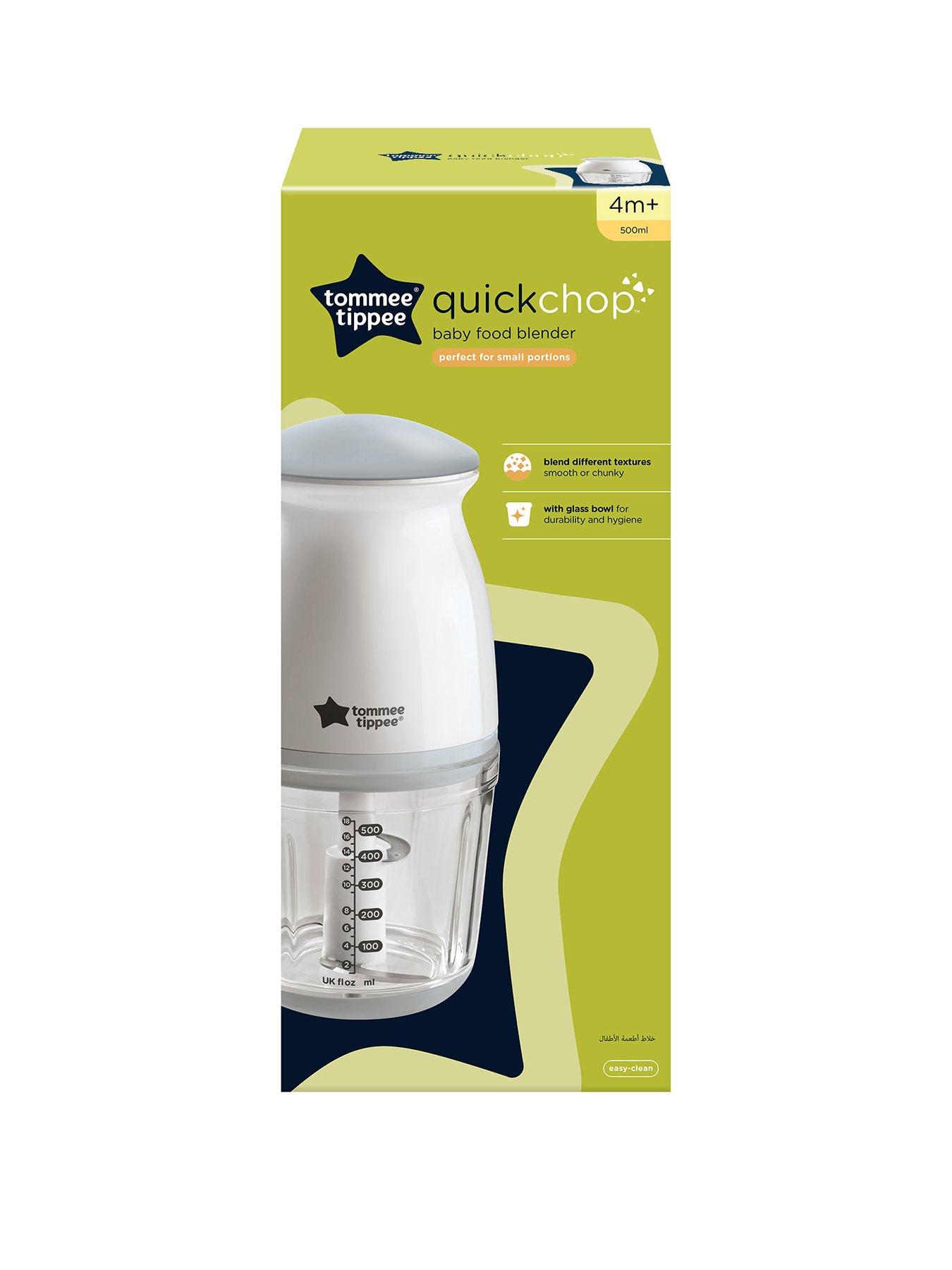 Tommee Tippee Quick-Chop Mini Baby Food Blender - White | Very