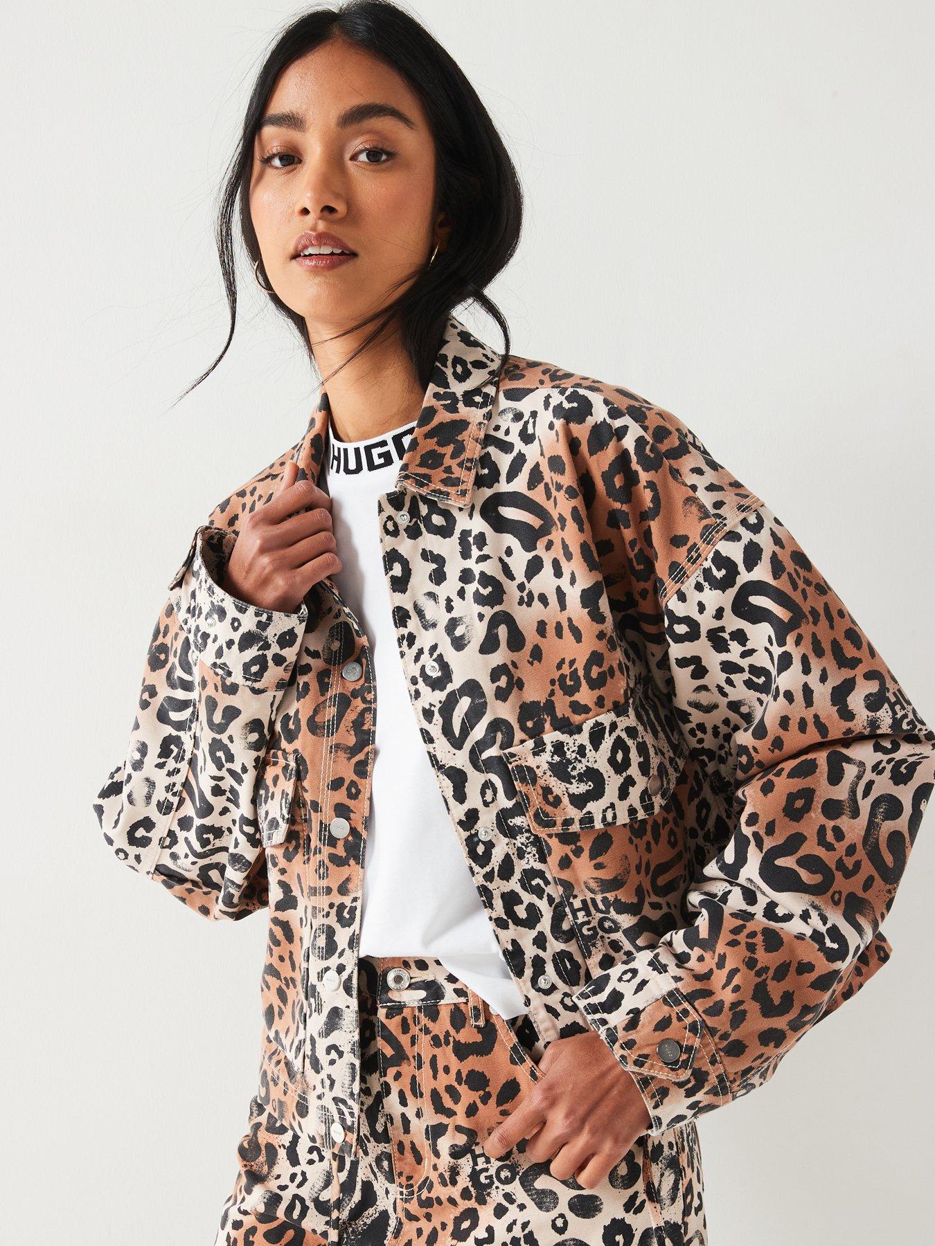 HUGO Filiana Leopard Print Jacket - Multi | Very