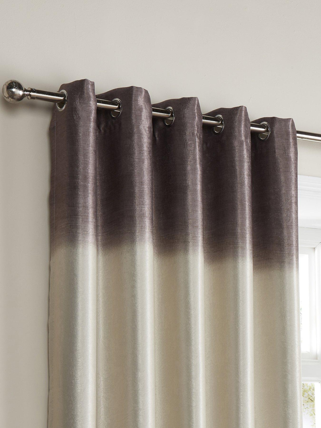 Fusion Strata Ombre Dim-Out Eyelet Curtains | Very