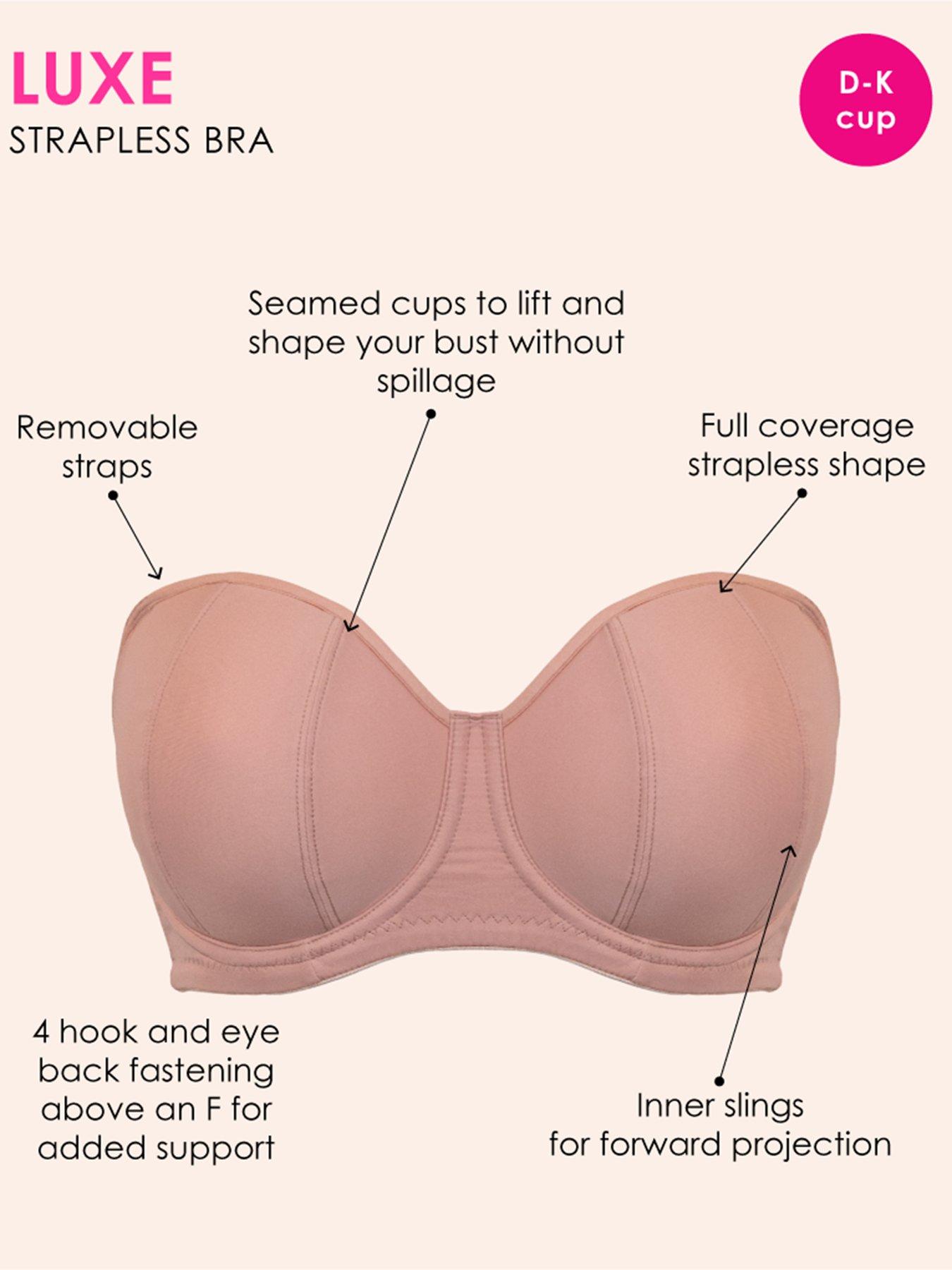 Curvy Kate Luxe Multiway Strapless Moulded Bra Latte Very